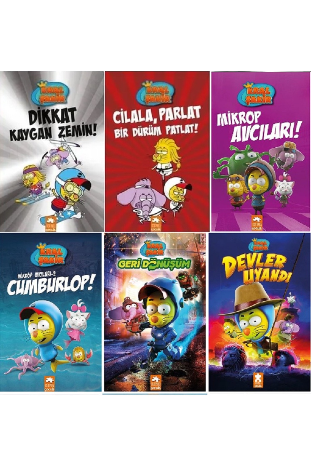 Eksik Parça Yayınları Kral Şakir 12+13+Mikrop Avcıları 1-2 + Geri ...