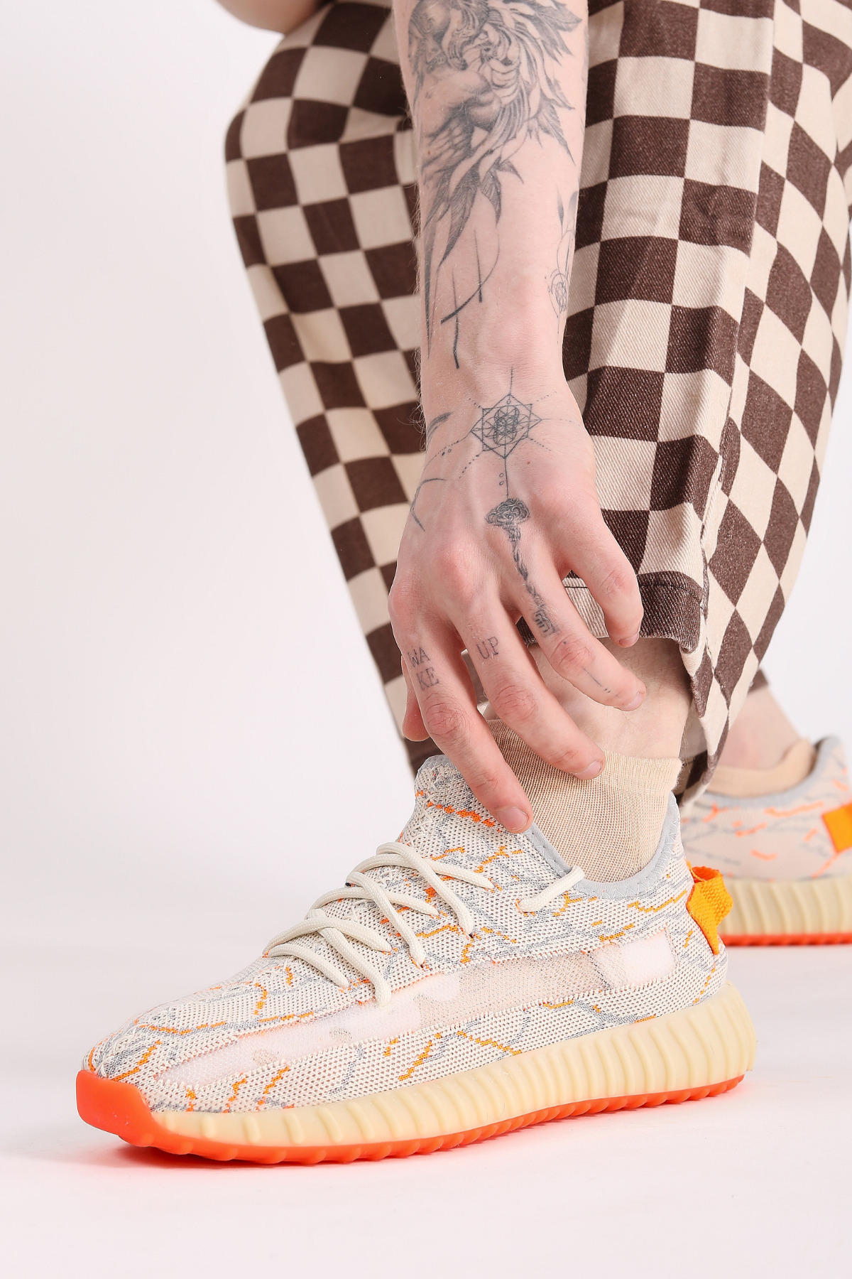 NORTH WİLD Boost Unisex Sneakers - Bej Oranj Gri - Fiyatı, Yorumları