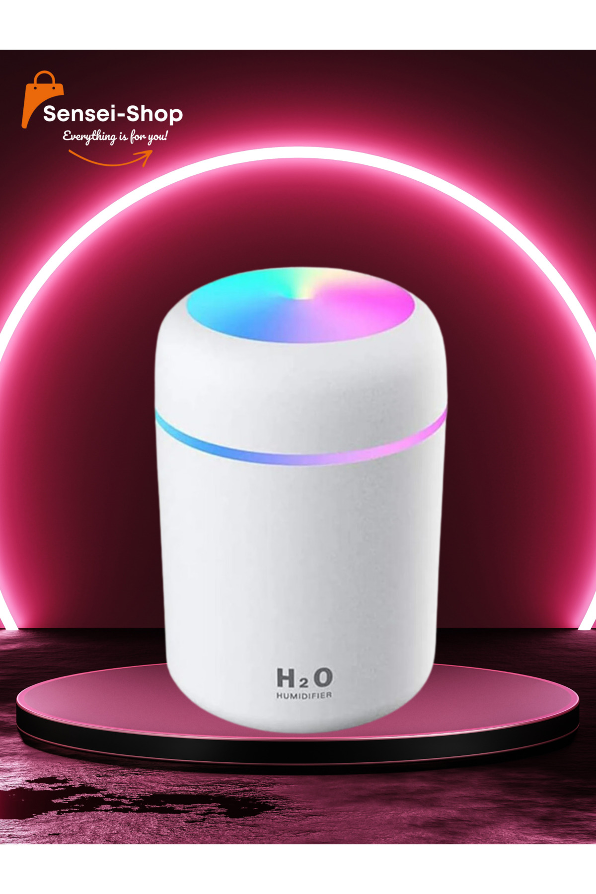 Humidifier H20 300 Ml Ultrasonik Hava Nemlendirici Ve Aroma Difüzörü ...