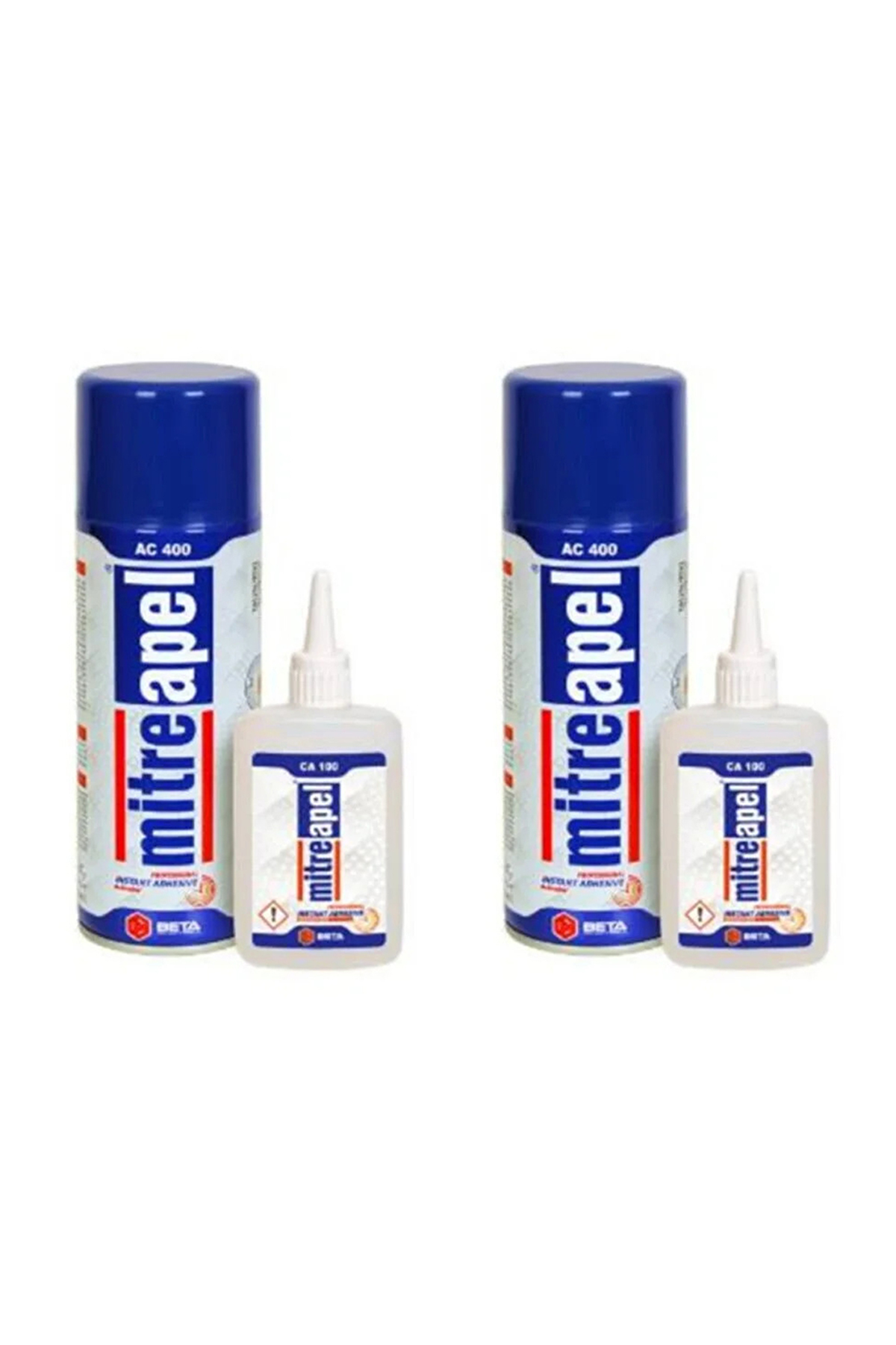 Mitre Apel MitreApel HIZLI Yapıştırıcı 100 g + 400 Ml Ac. X 2 Adet ...