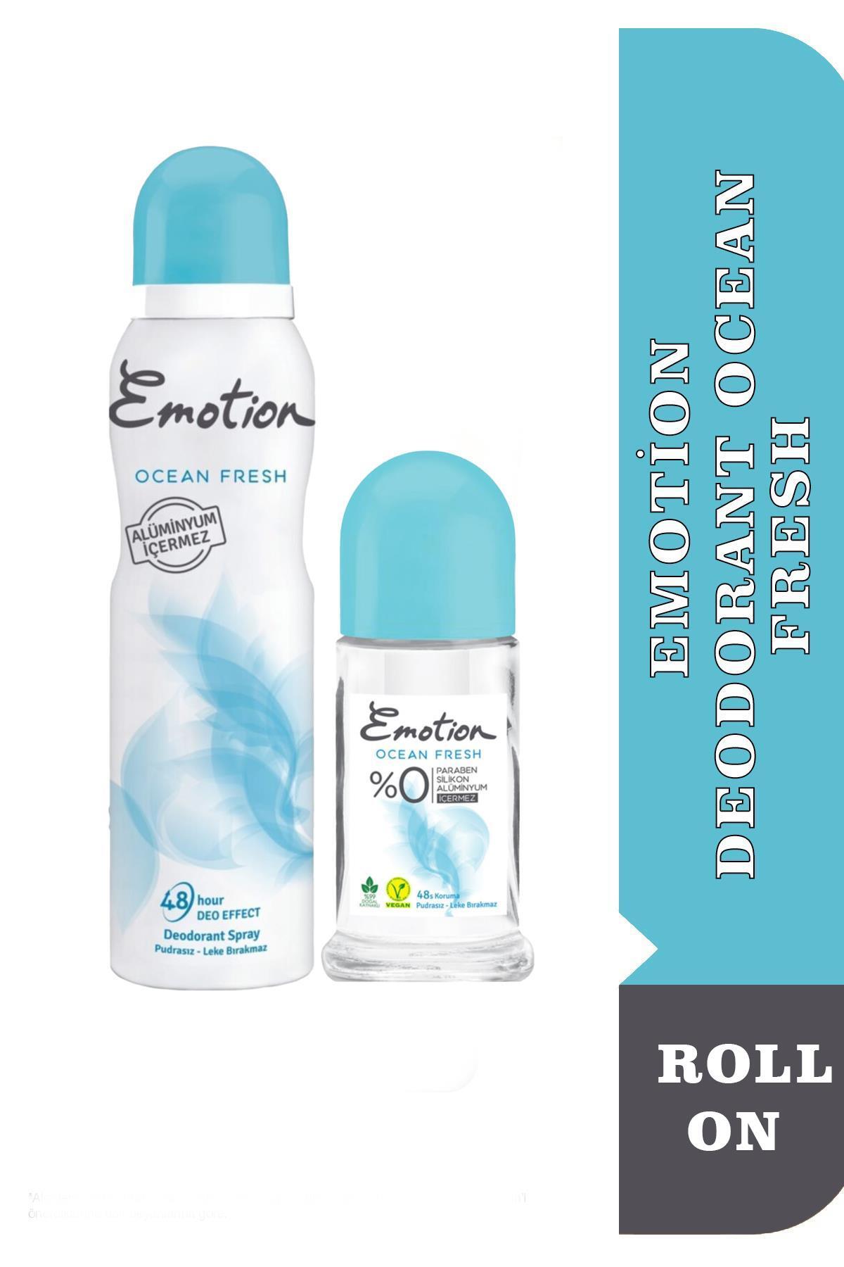 Emotion Deodorant Ocean Fresh 150 ml Roll On Ocean Fresh Kadın ...
