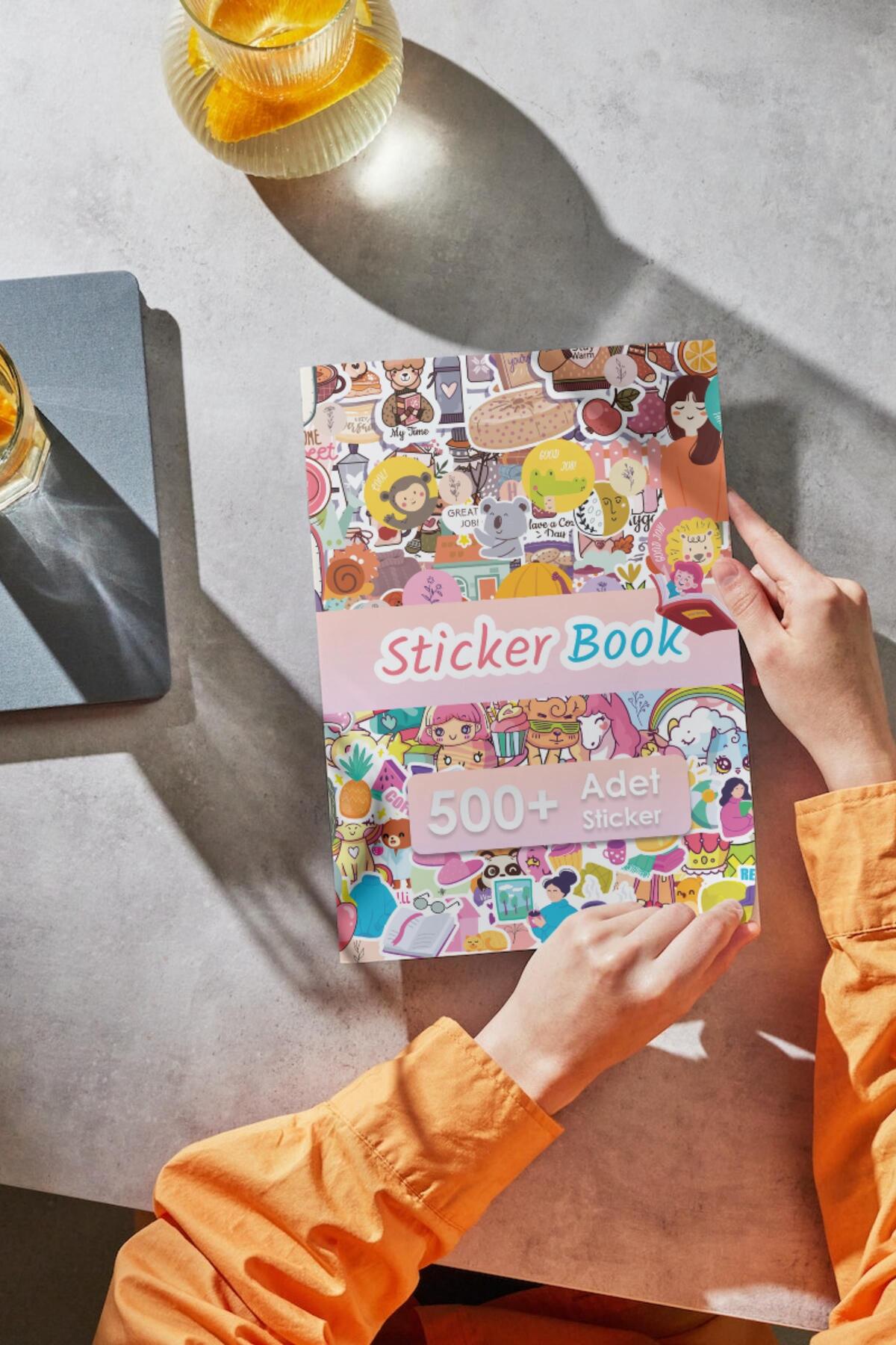 postifull Sticker Set, 500 Pieces, 16 Pages Sticker Book, Agenda ...