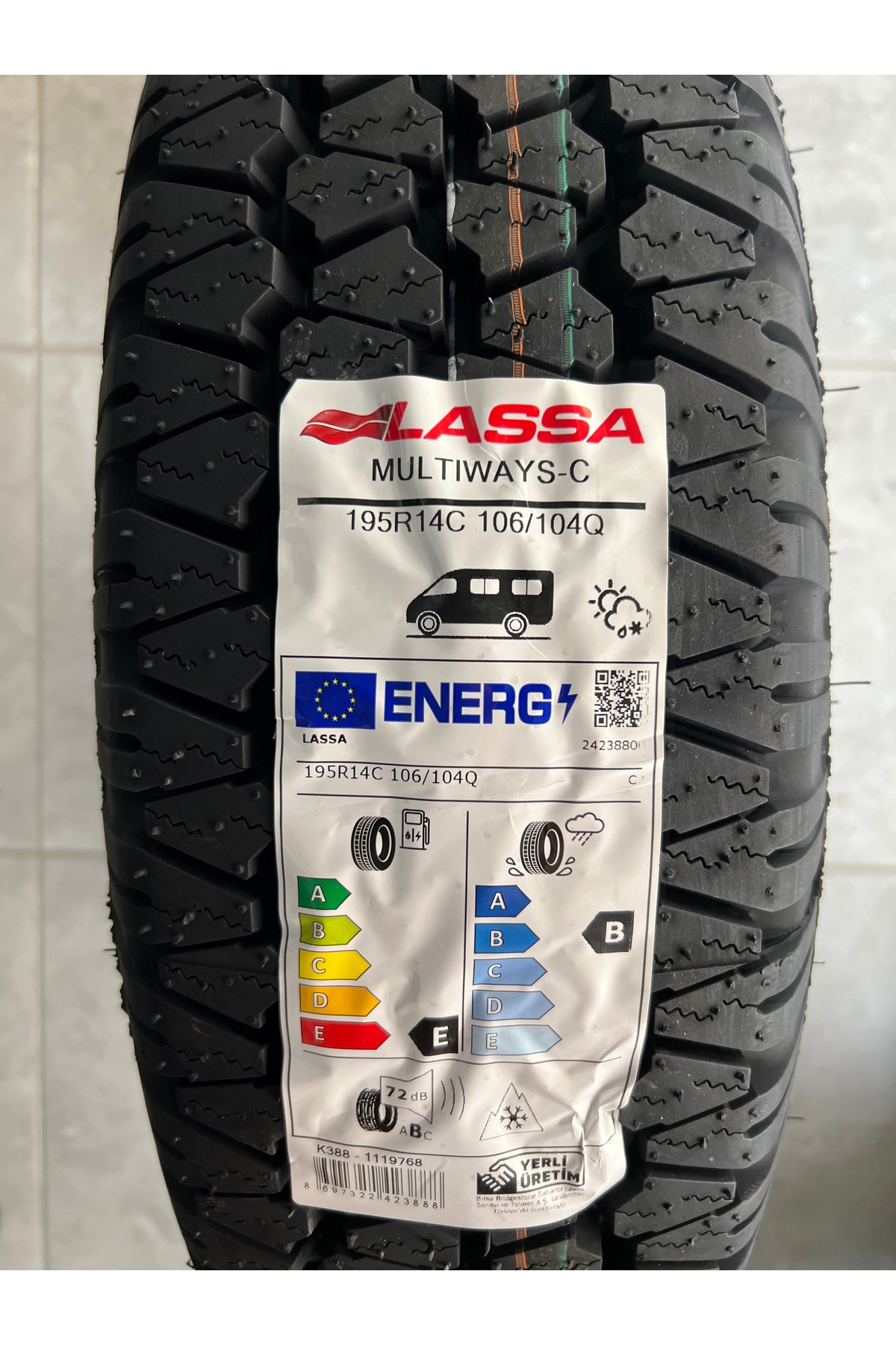 Lassa / 195R14C MULTIWAYS-C 2024 4 MEVSİM LASTİK - Fiyatı, Yorumları