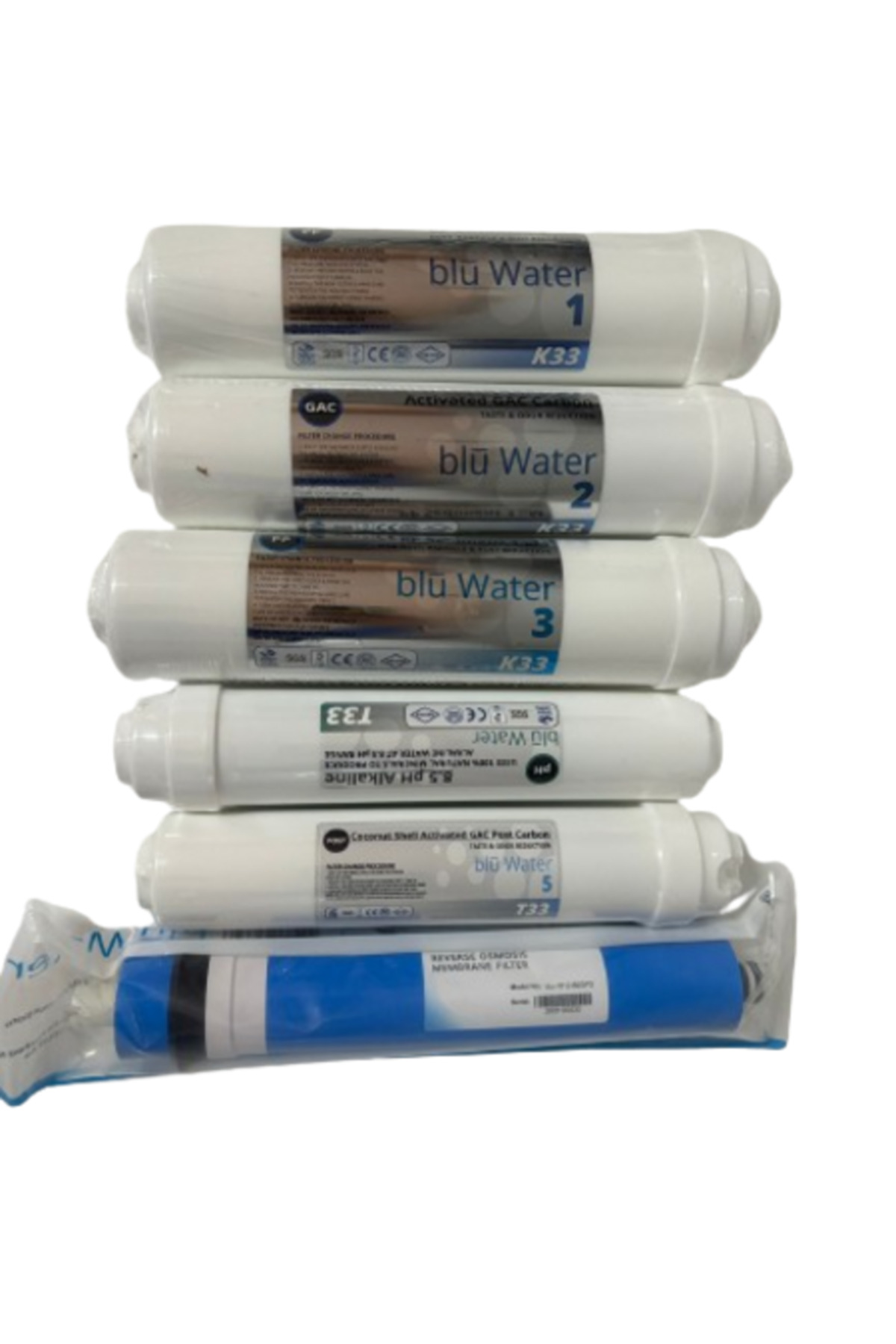 bluwater blu water su arıtma 6 adet flitre - Fiyatı, Yorumları