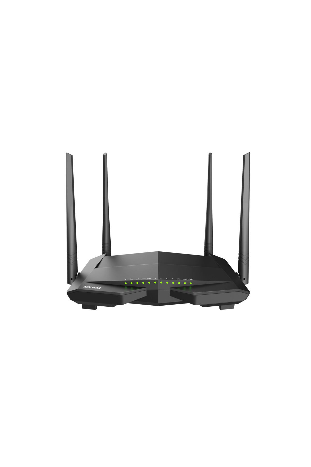 Tenda V12 AC1200 Mbps Dual Band Kablosuz 4 x Gigabit Port Fiber Vdsl ...