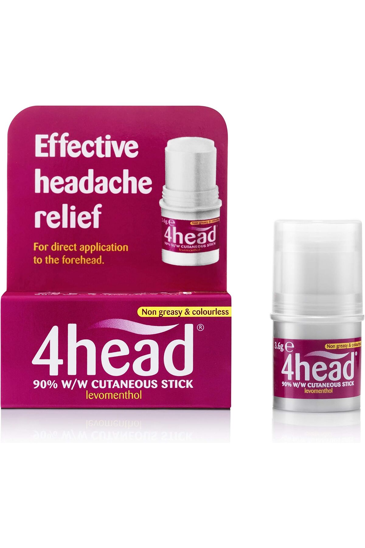 4head Baş Ağrısı Ve Migren Kabartma Çubuğu - Doğrudan Alına Uygulanan ...