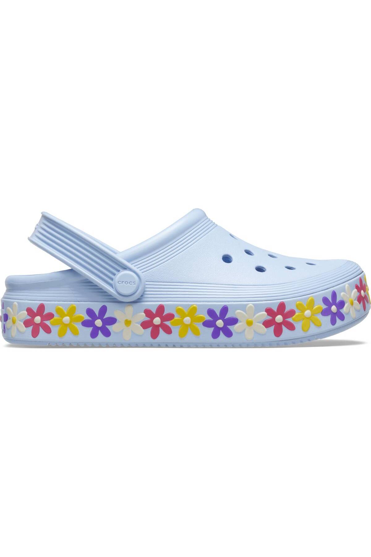 Crocs 209061-4NS off court daısy clog k blue calcıte çocuk sandalet ...