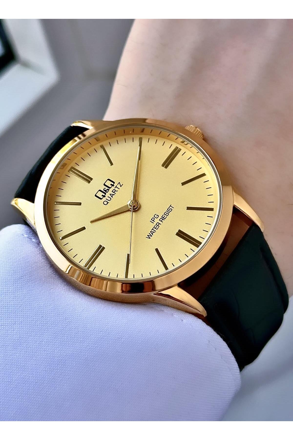 Q&Q Vintage Erkek Deri Kordon Kol Saati Fiyatı, Yorumları - Trendyol