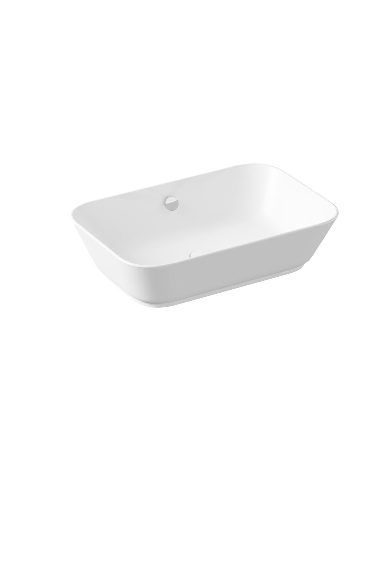 VitrA Geo 7425B001-0012 Dikdörtgen Çanak Lavabo, 60 cm, Mat Beyaz ...
