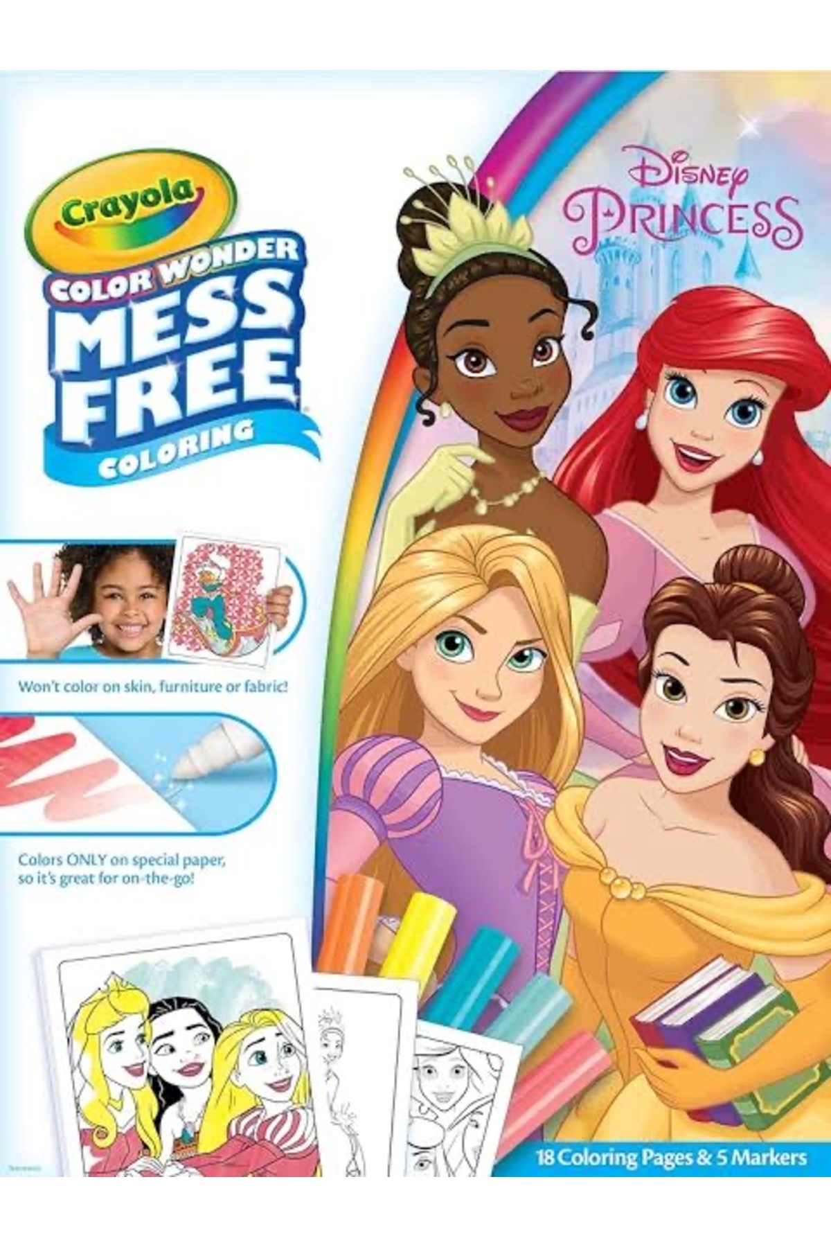 The Milky Books Color Wonder Disney Princess Mess Free Colouring Fiyatı ...