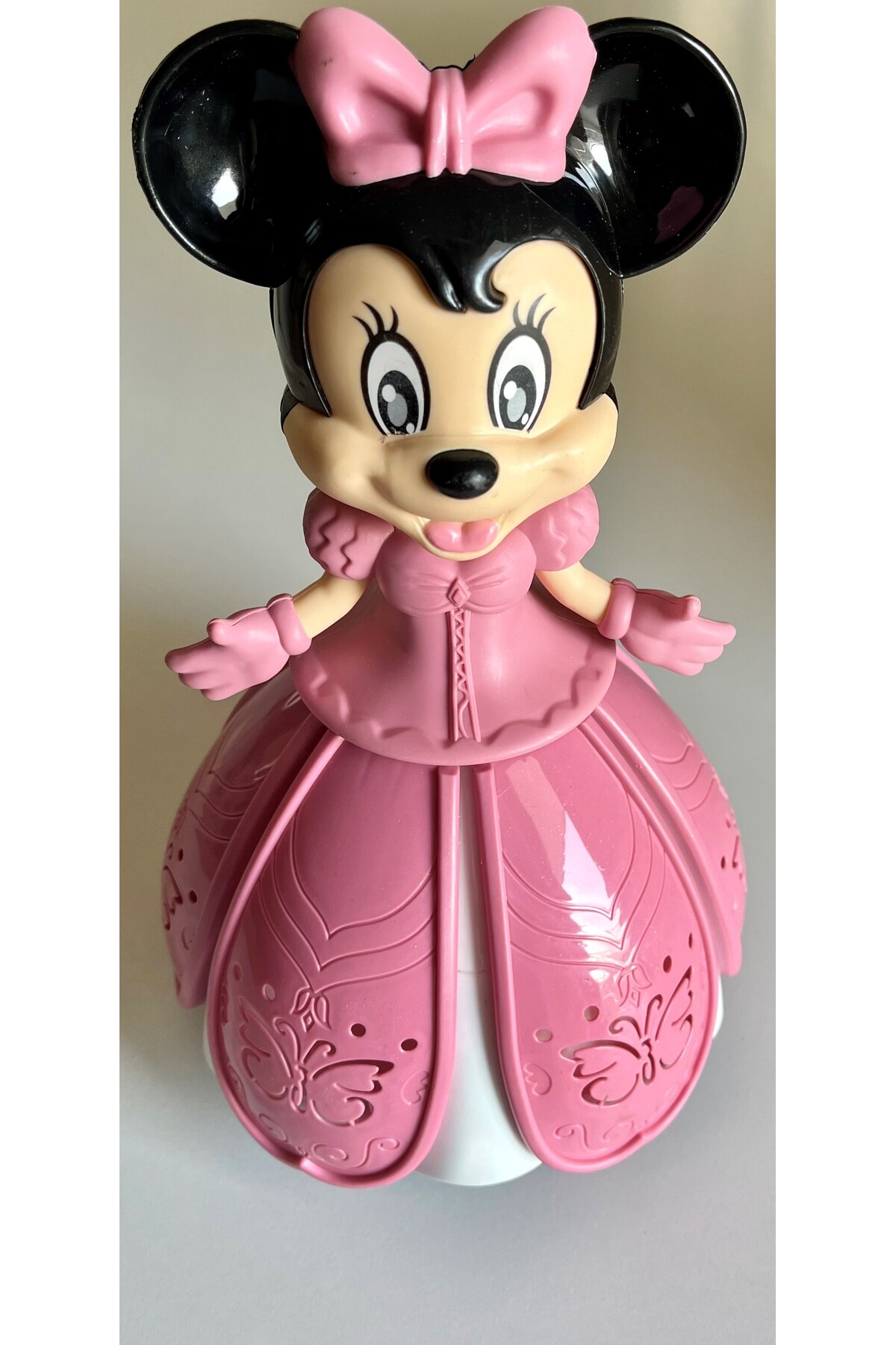 WBC STORE Mini Mouse Figür Oyuncak Dans Eden Renkli Işıklı Müzikli Dokunmaya Duyalı Pil Hediyeli ...