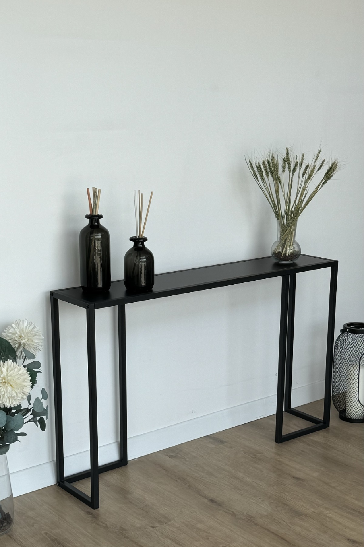 TOLIAHOME Modern Siyah Renk Metal İskeletli Suntalam Raflı Dresuar Konsol Fiyatı, Yorumları ...