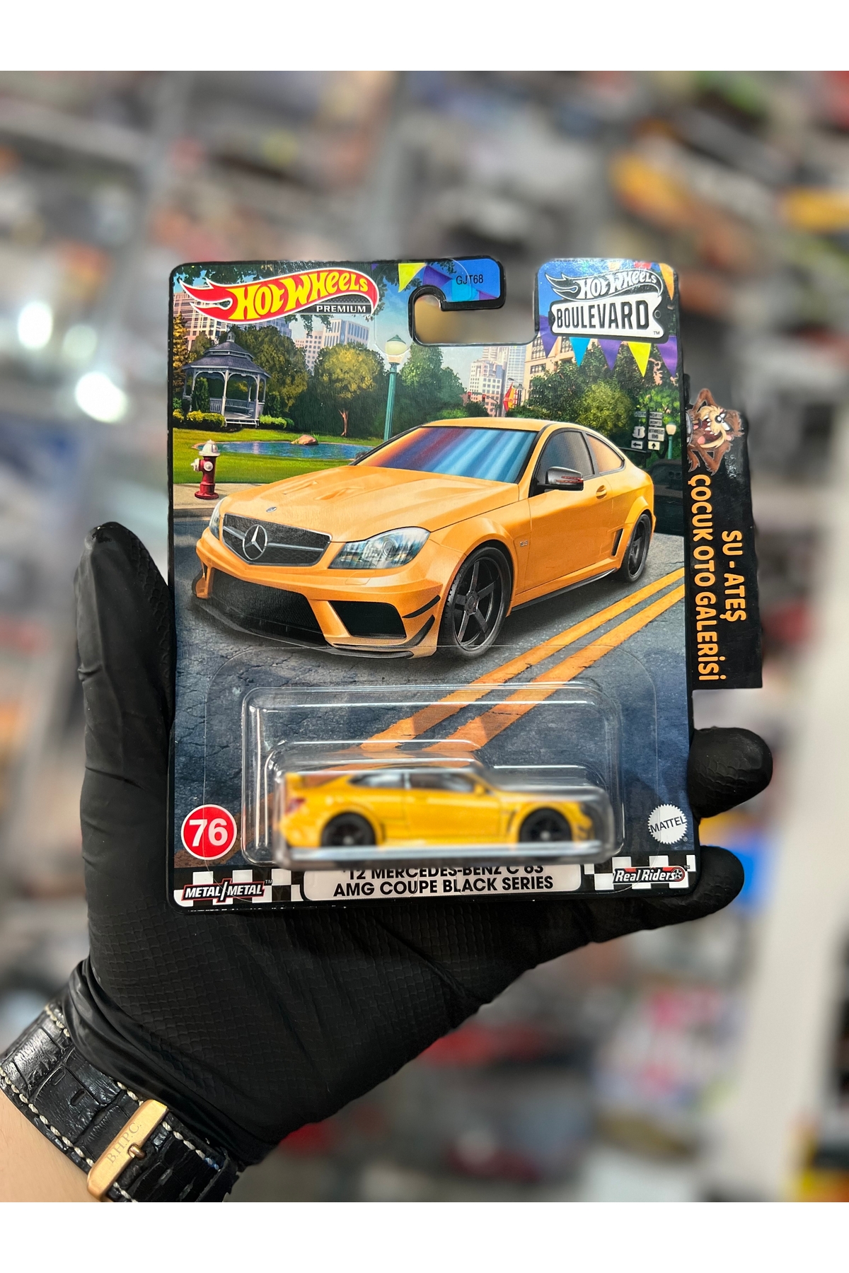 HOT WHEELS Mercedes Benz C63 Amg Coupe Black Serıes (1.64 premıum ...