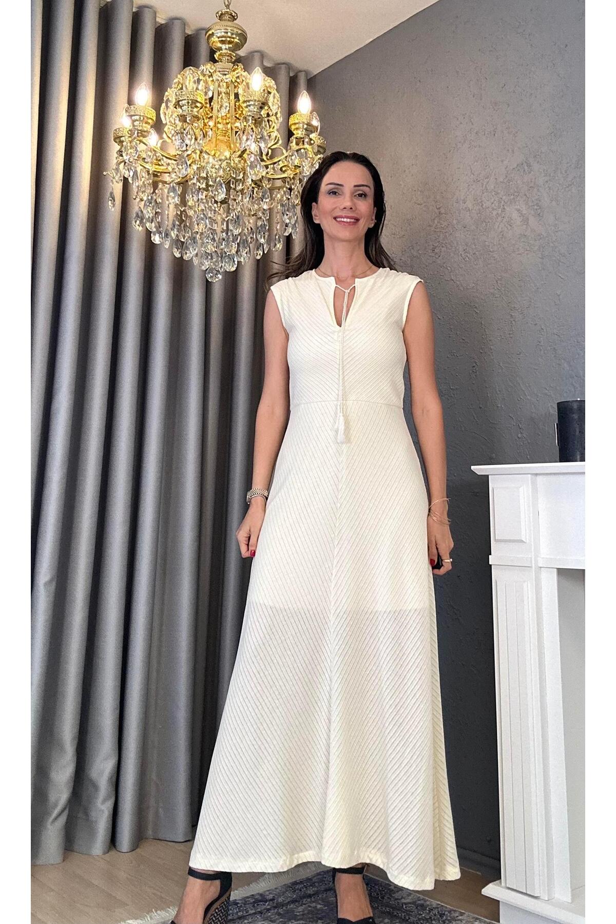 Atelier Derin Krem İnce Örme Elbise Fiyatı, Yorumları - Trendyol