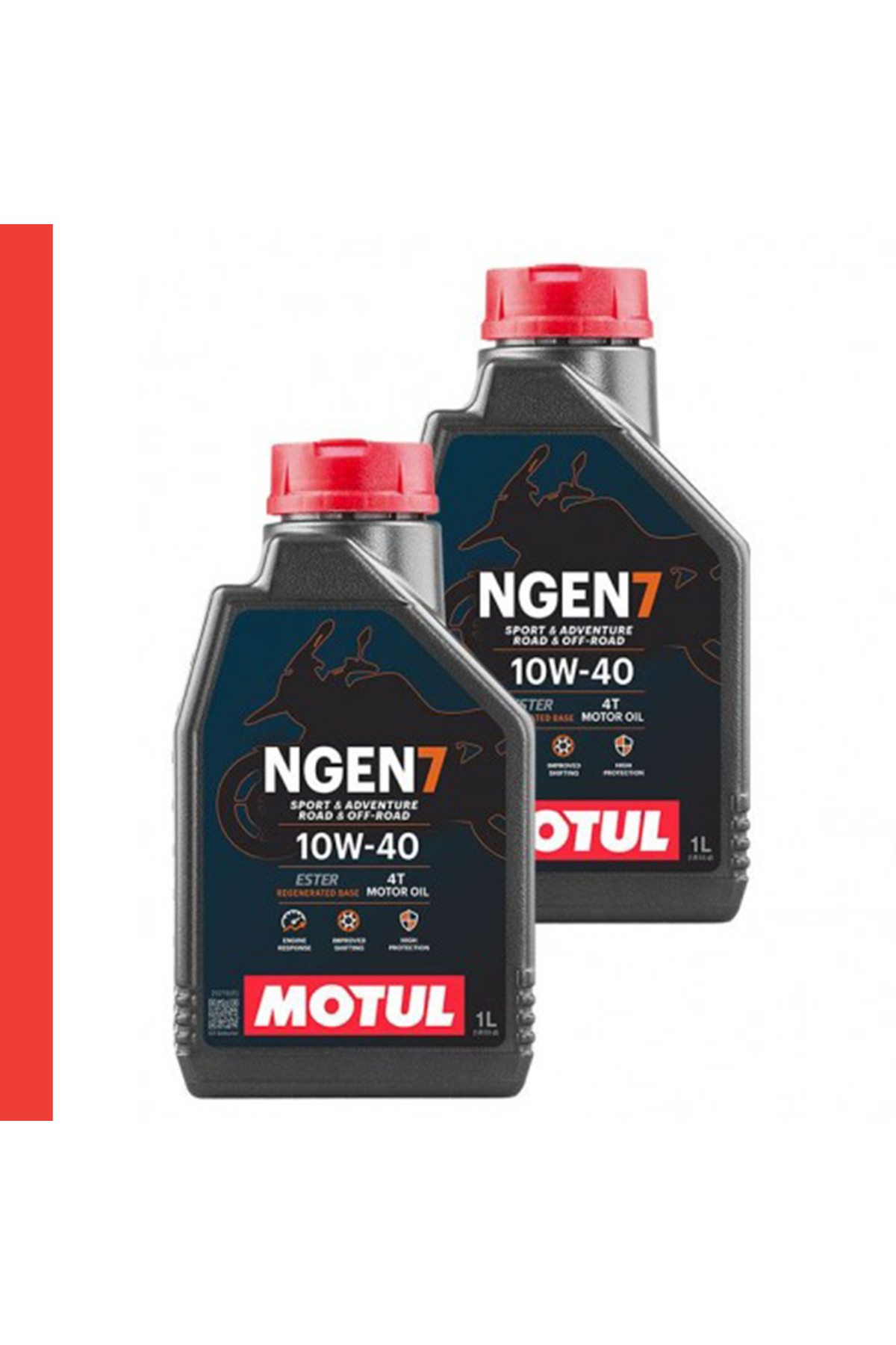 Motul NGEN 7 10W-40 4T Motosiklet Motor Yağı 1 Litre Güncel Ürün 2 Adet ...