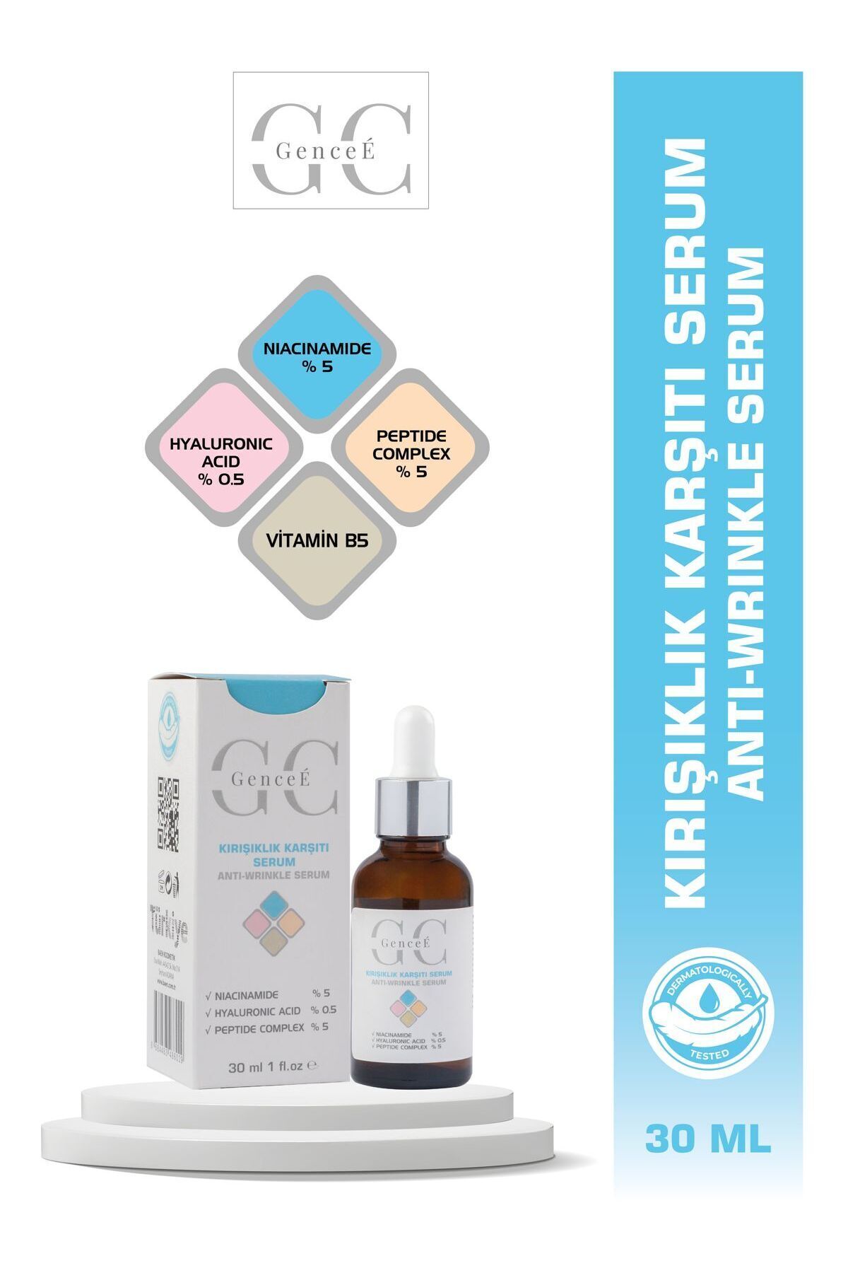GenceE Dolgunlaştırıcı Ve Kırışıklık Karşıtı Hyalüronik Asit Serum (%5 ...