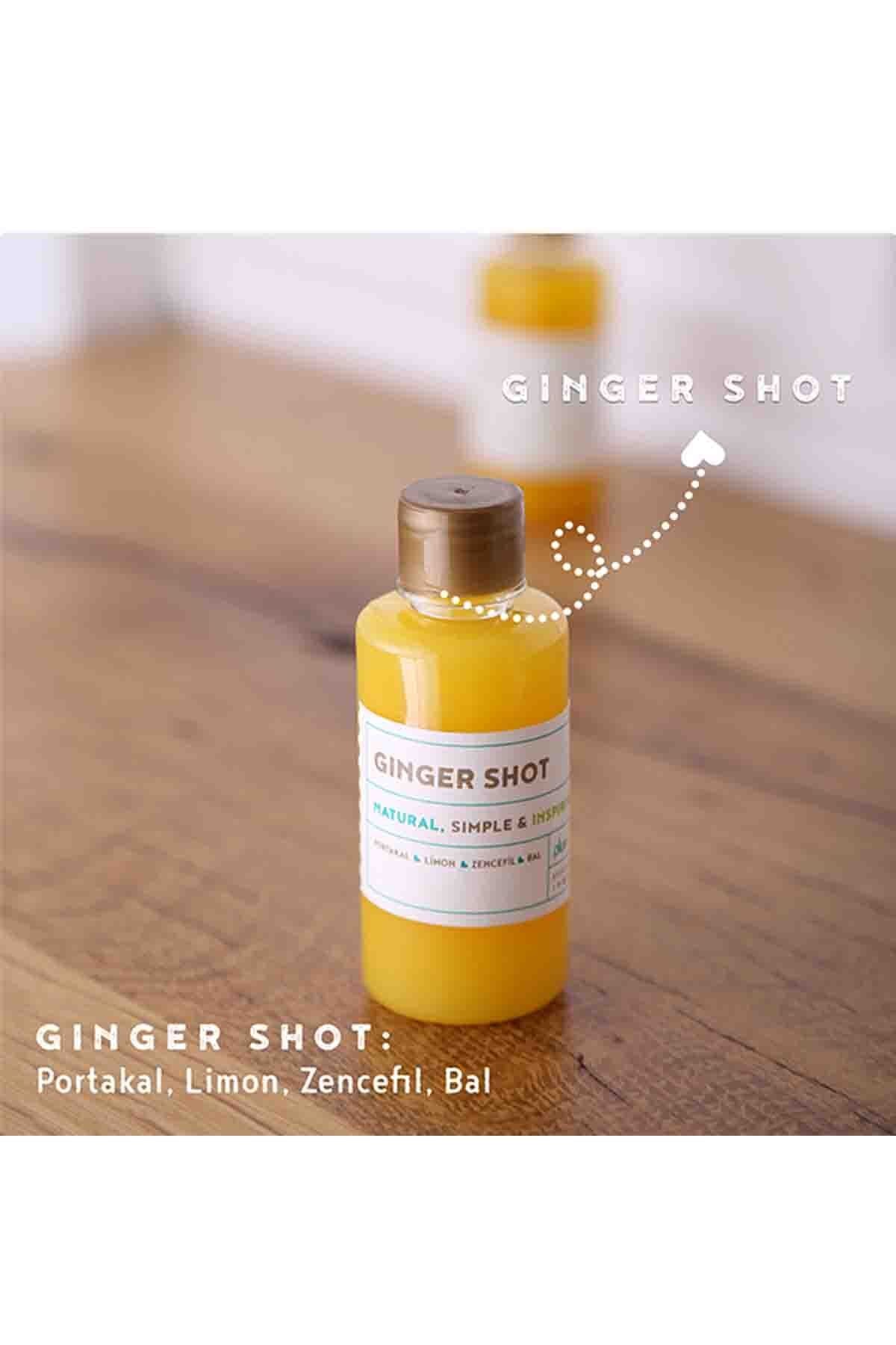Pluskitchen 10'lu set - Ginger Shot - Portakal, Limon, Zencefil, Bal ...
