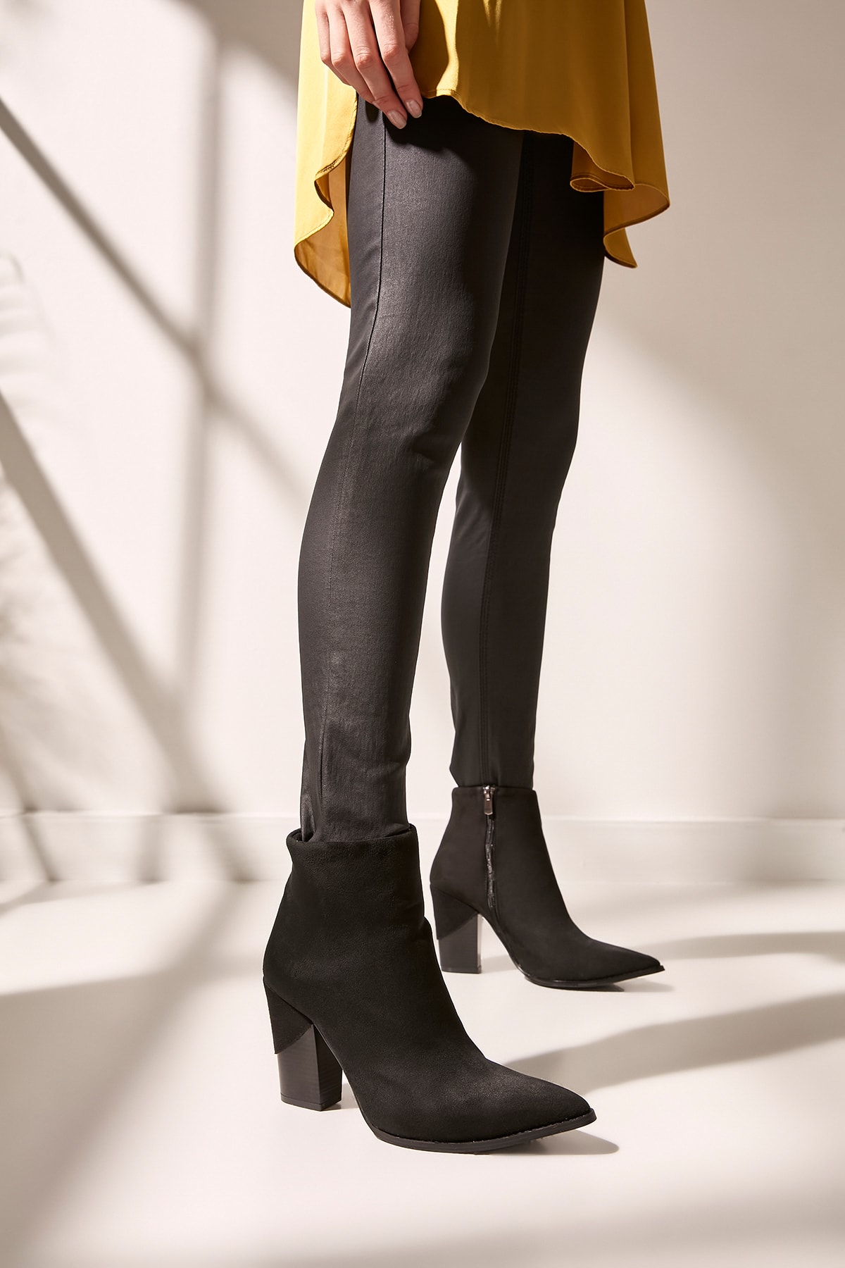 Yaya by Hotiç Siyah Kadın Bot & Bootie