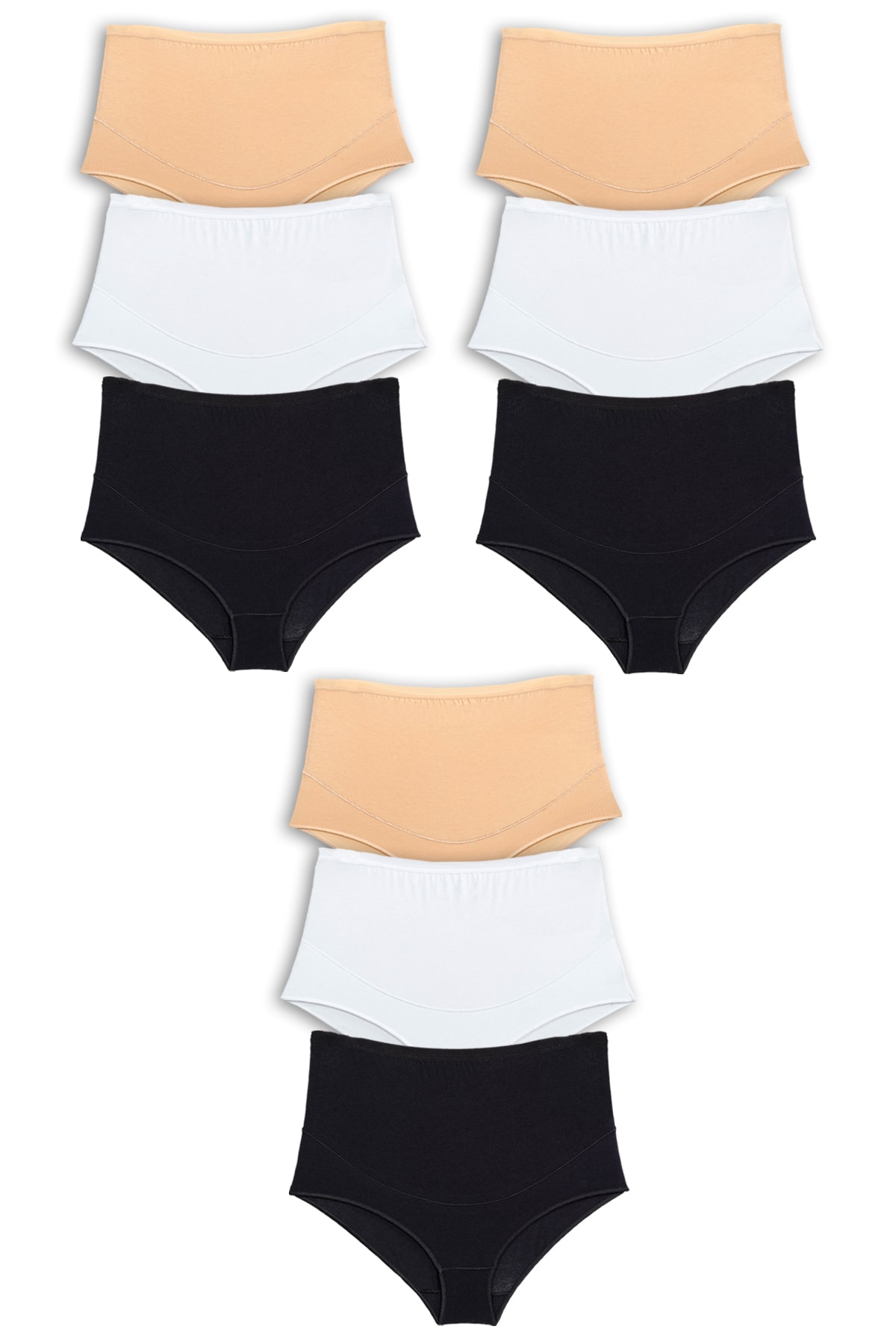 BSM Kadın Karışık Modal Geniş Rahat Kilot Hamile Külodu 9'lu - Fiyatı ...