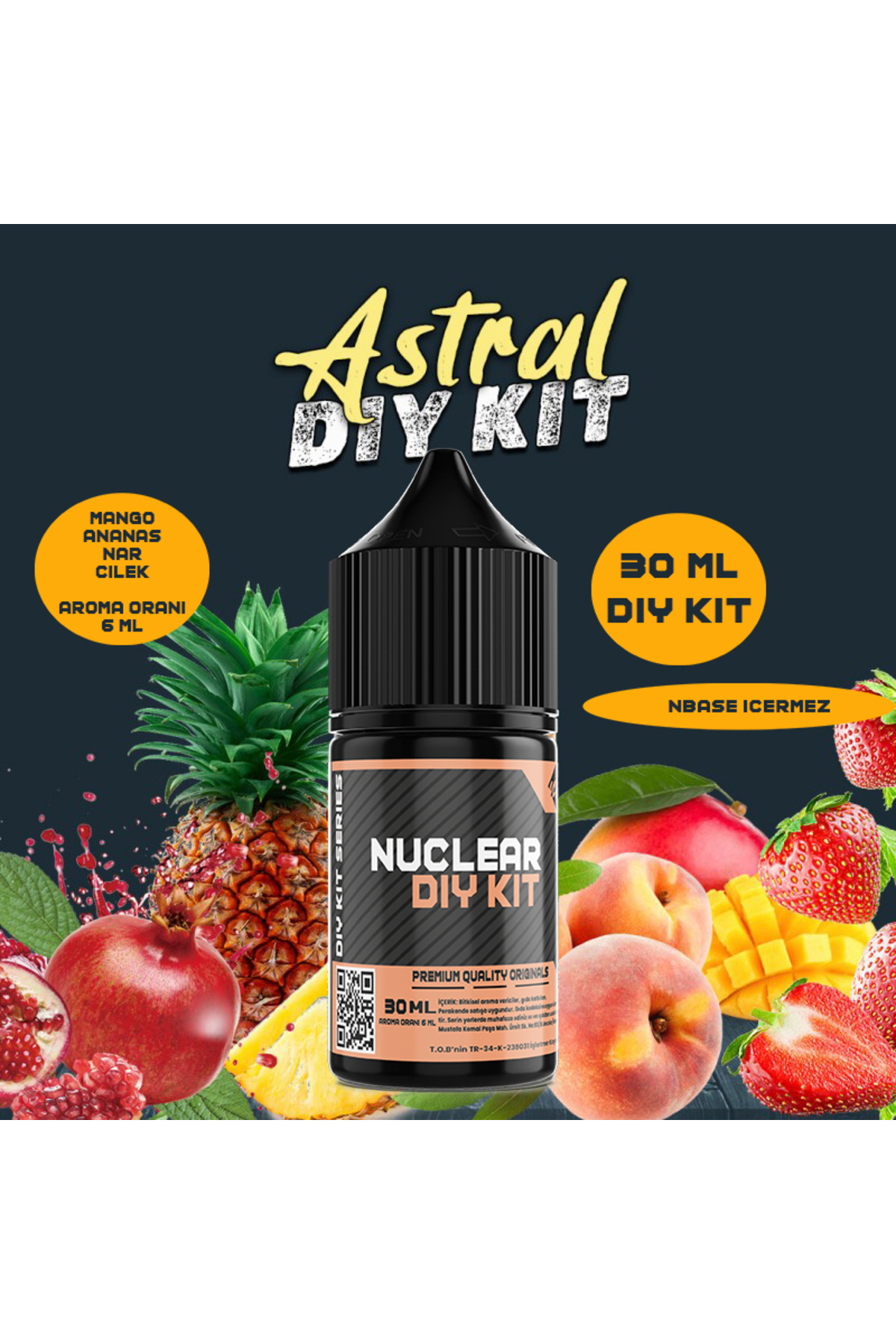 Nuclear Astral - 30 ml Dıy Kit (ŞİŞEDE SADECE 6 ML AROMA VARDIR HAZIR DEĞİLDİR) Fiyatı ...