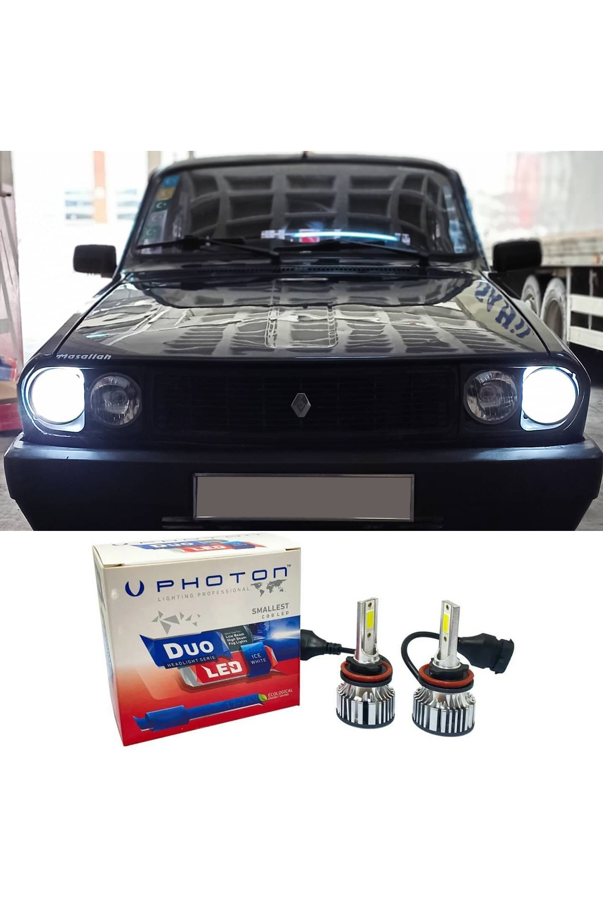 Photon Renault Toros R12 Led Xenon Uzun Far Ampulü H1 Duo Yeni Seri ...