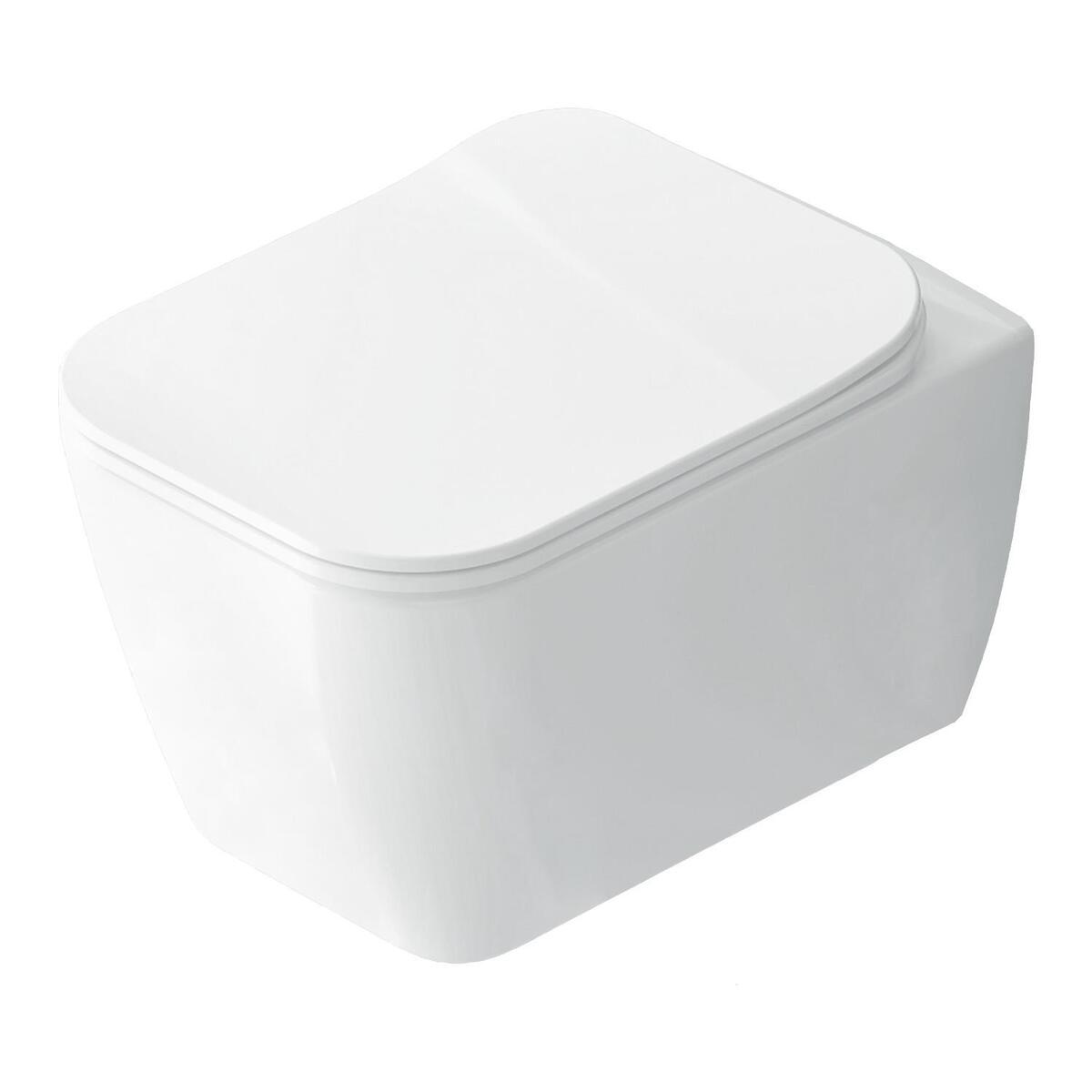 İDEVİT İdevit Halley Kanalsız Asma Klozet Yavaş Kapanan Klozet Kapağı ...