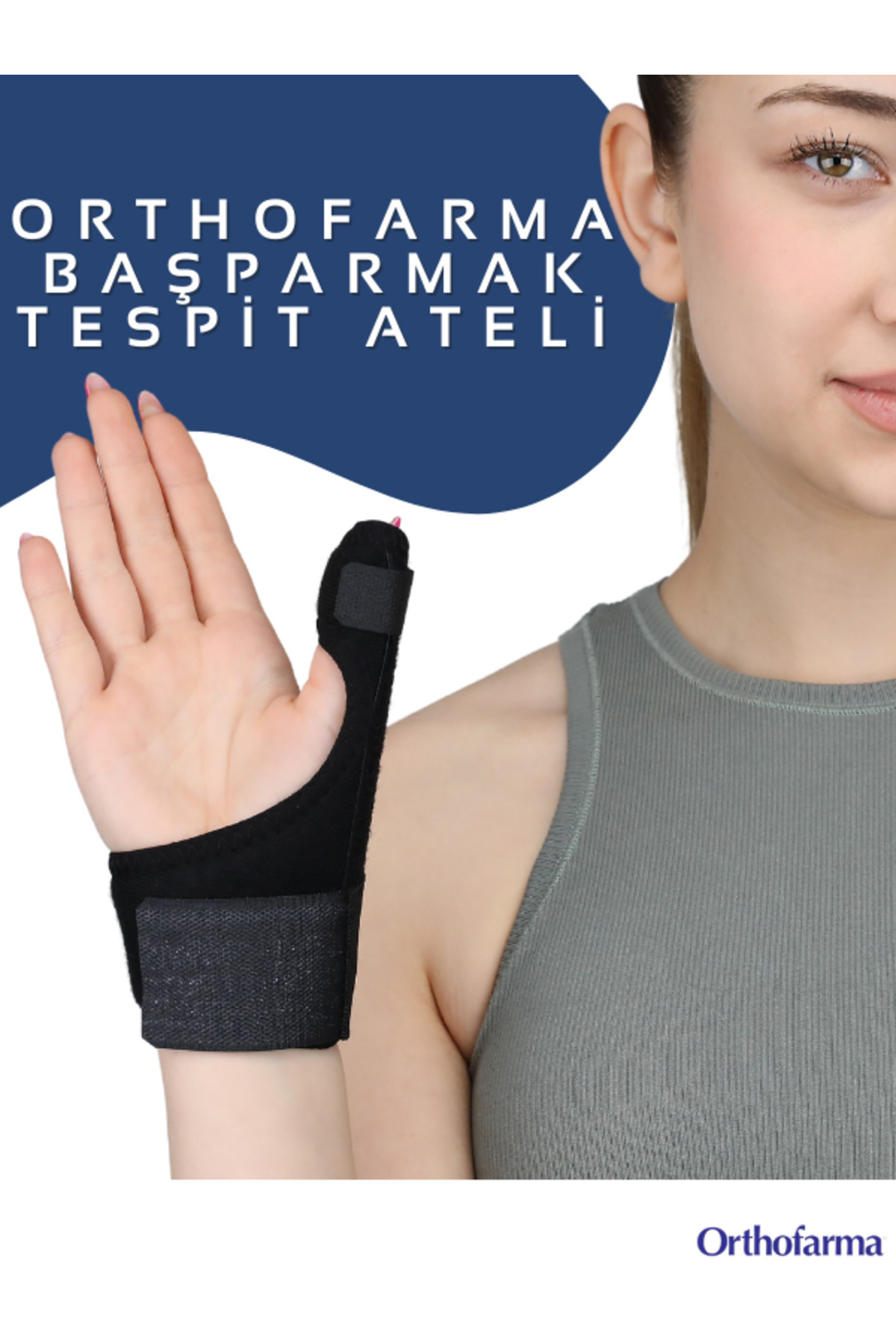 orthofarma BAŞ PARMAK TESPİT ATELİ Baş Parmak Destekleyici Atel ÇİFT ...