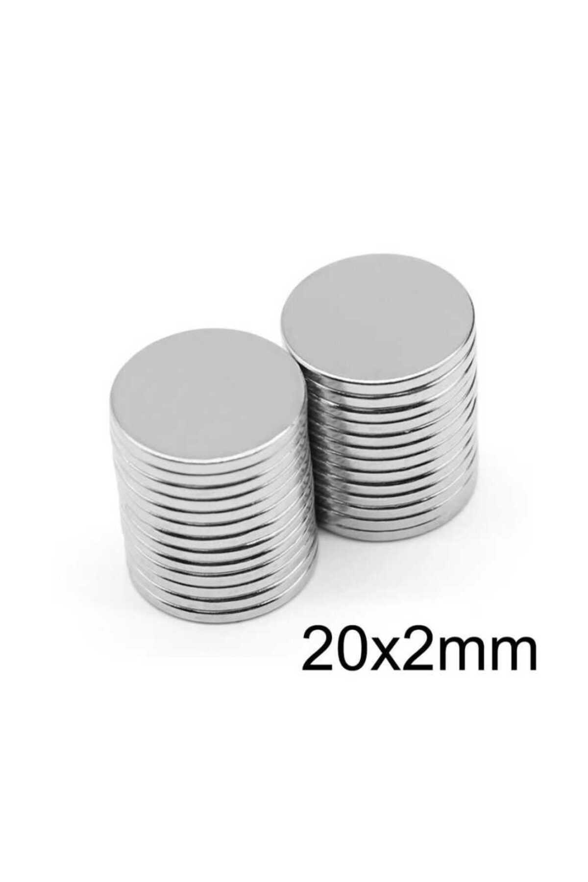 Motorobit 20X2mm Neodyum Güçlü Mıknatıs - Neodim Magnet - Fiyatı, Yorumları