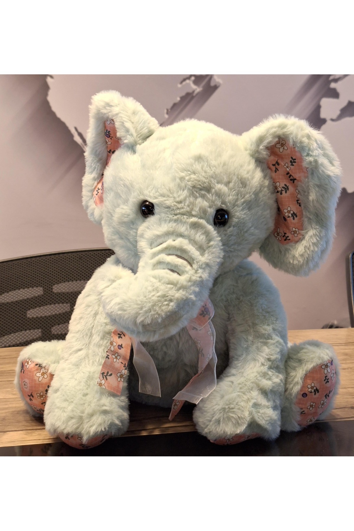Halley Peluş Oyuncak Pamuk Şeker Yeşil Peluş Fil 32 cm Fiyatı ...