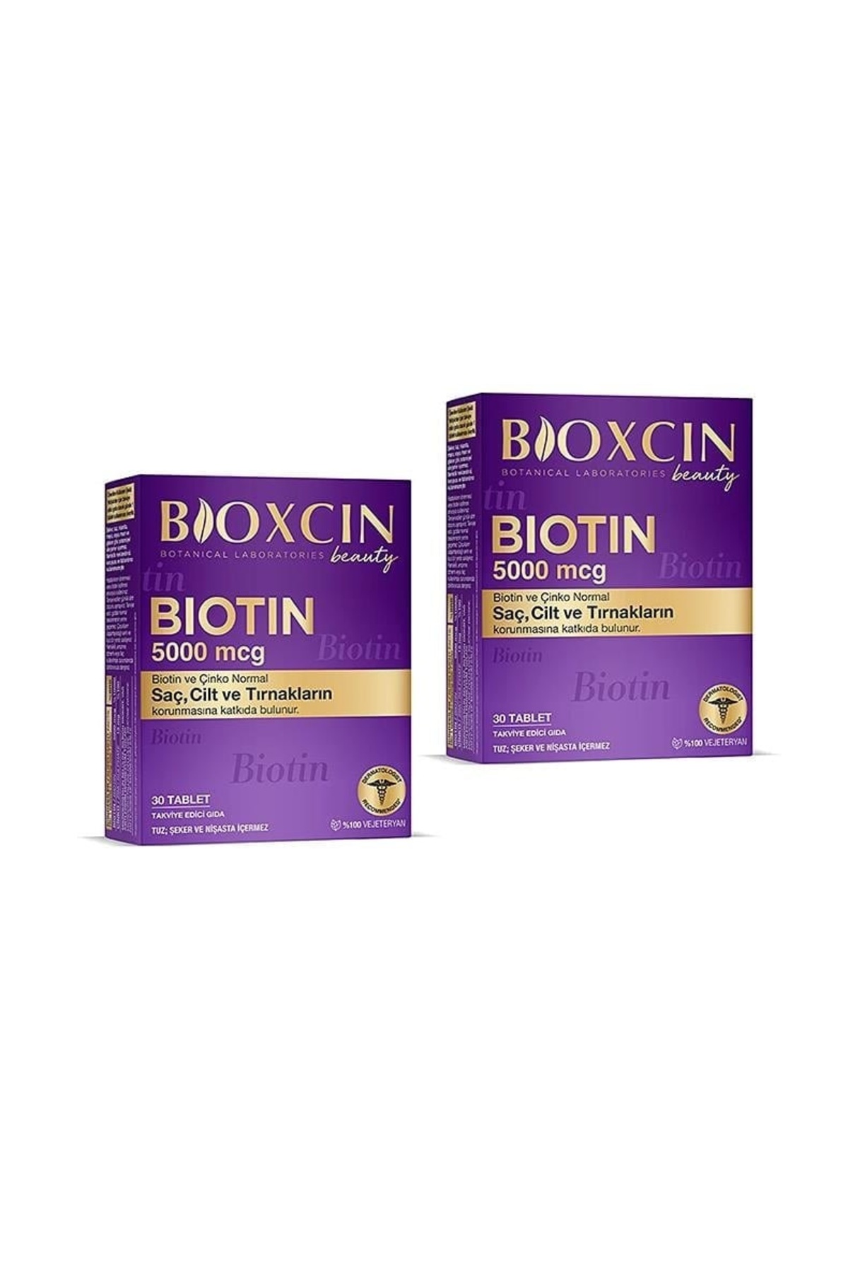 Bioxcin Biotin 5000 mcg 30 Tablet 2'li Avantajlı Paket - Fiyatı, Yorumları