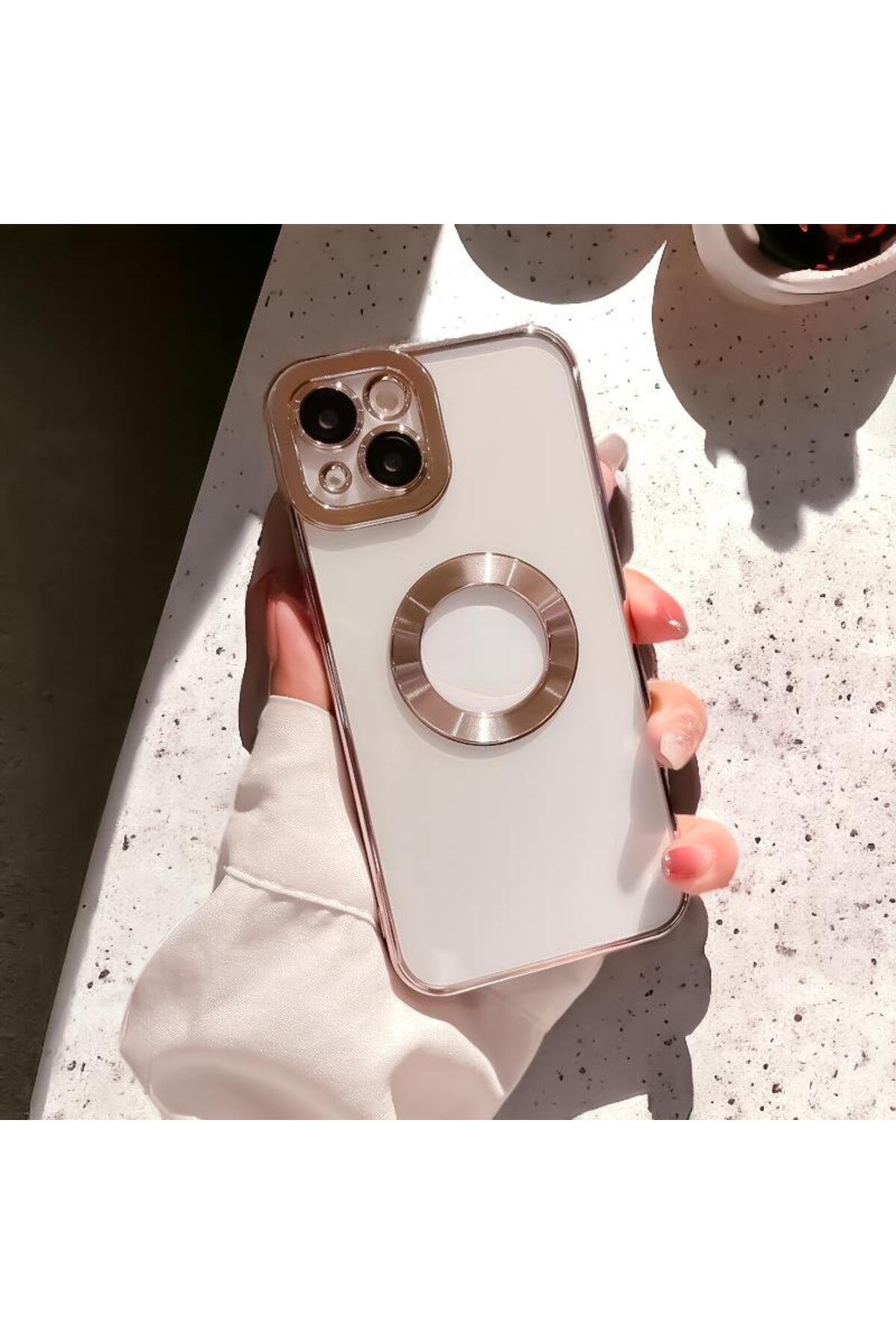 mooodcase iPhone 14 Plus Logo Detaylı Lens Korumalı Renkli Çerçeve ...