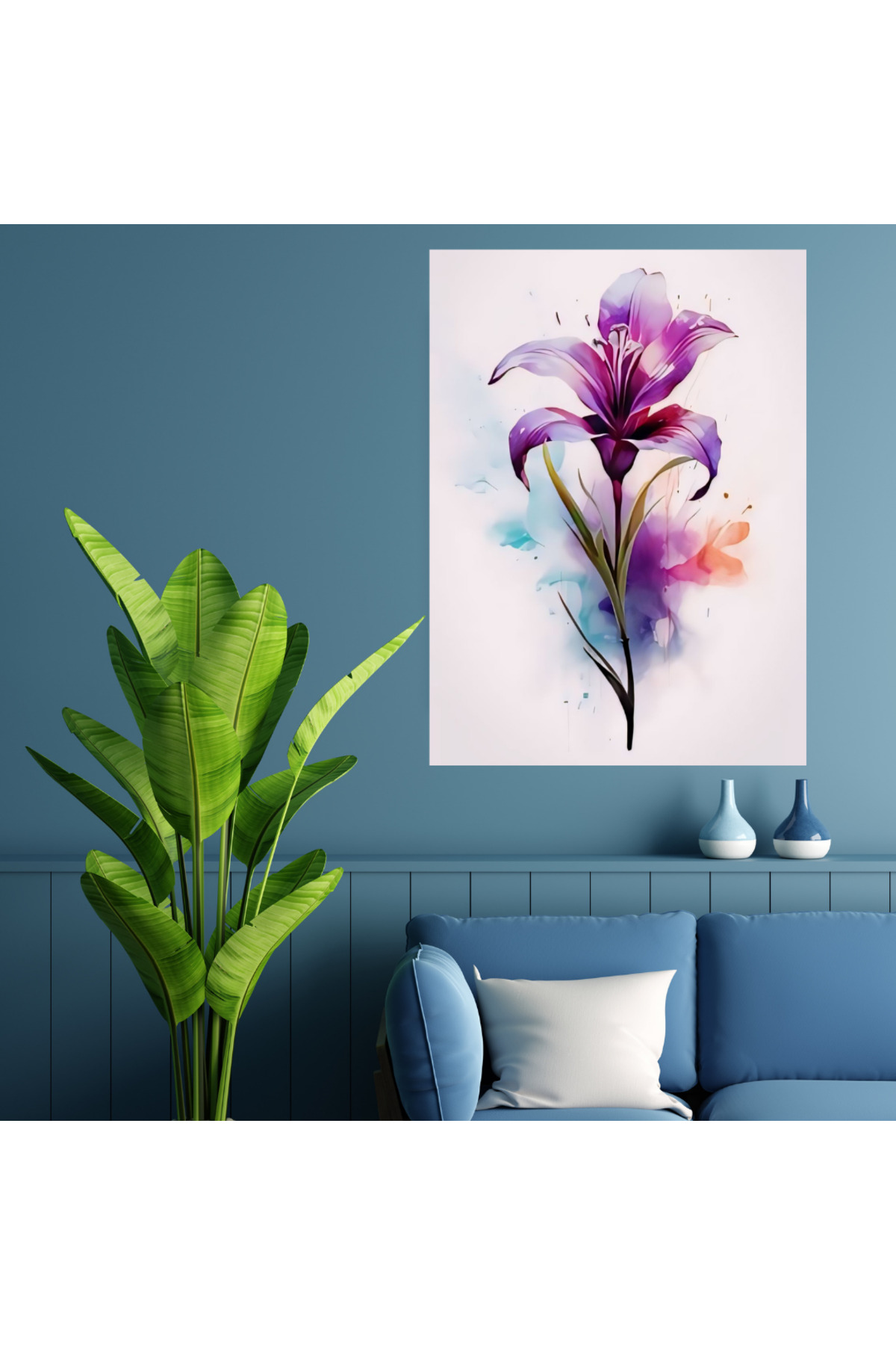 lule home Sayılarla Boyama Seti Mor Zambak 40x50 cm Fiyatı, Yorumları - Trendyol