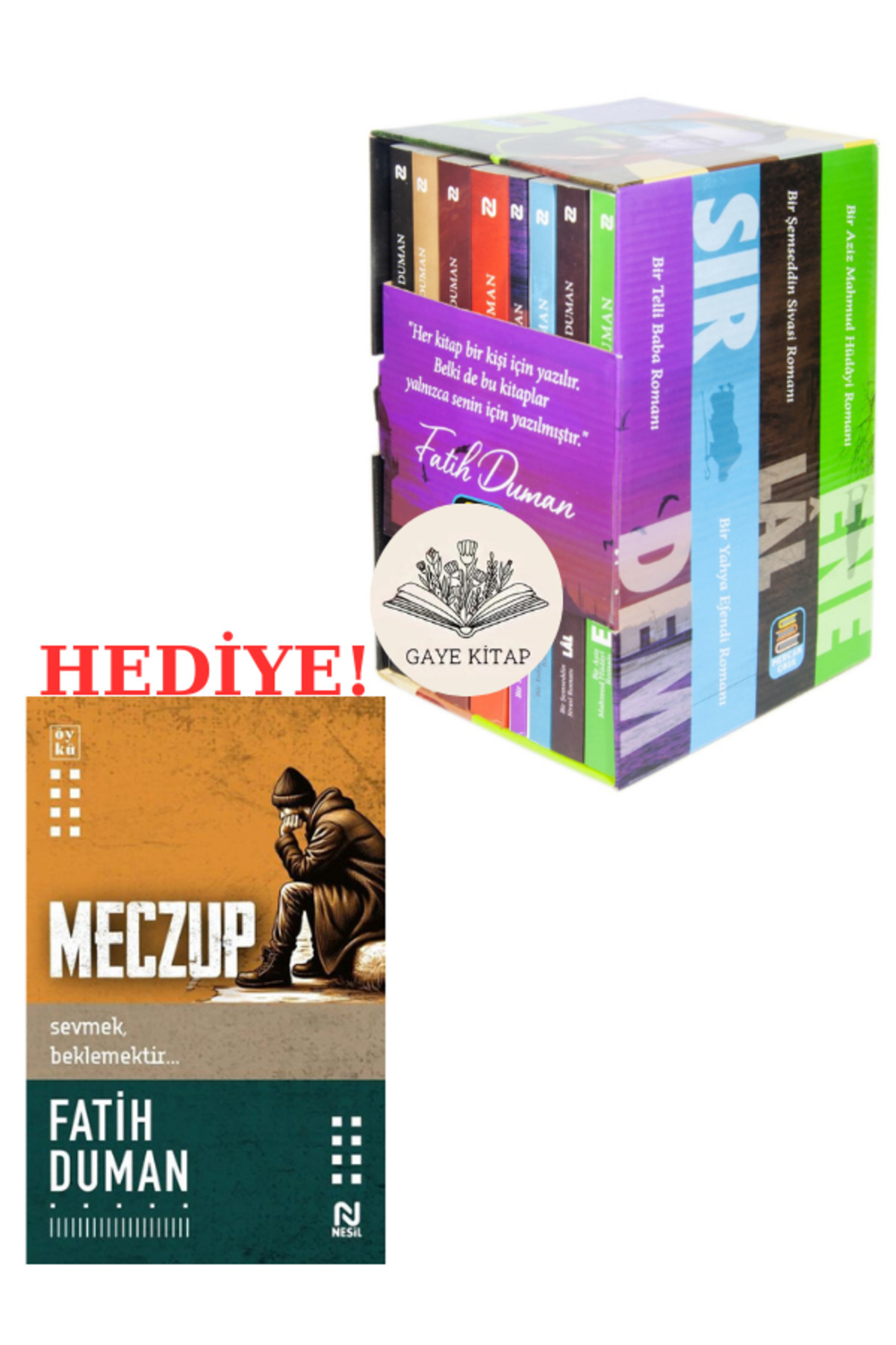 Mercan Kitap Fatih Duman Romanları İslam Büyükleri Seti 8 Kitap Kutulu ve Meczup Kitabı HEDİYE ...
