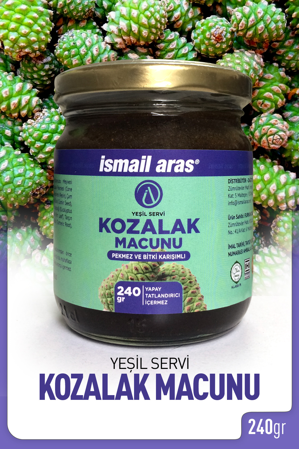 İsmail Aras Kozalak Macunu 240 Gr - Fiyatı, Yorumları