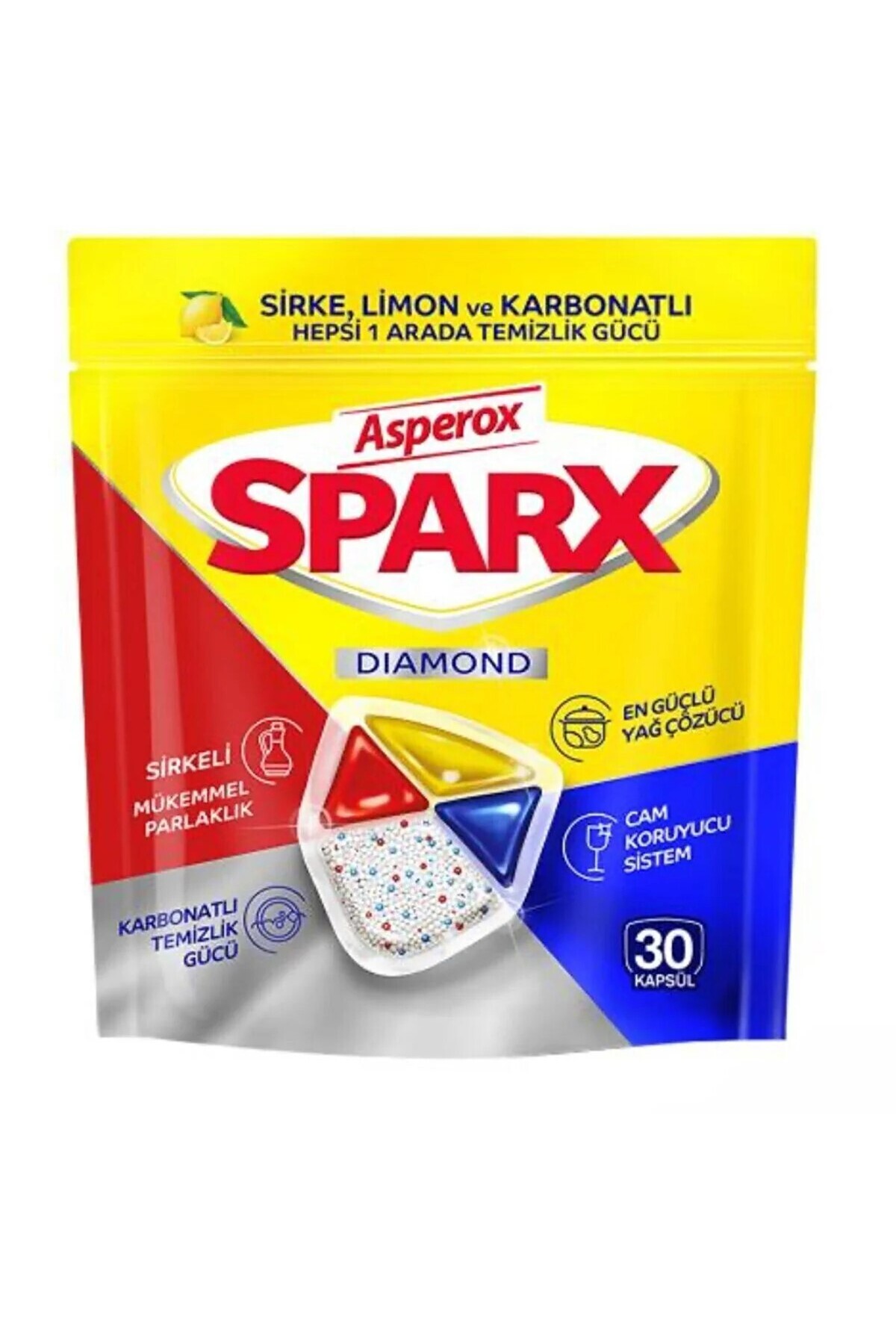 ASPEROX Sparx Bulaşık Makinesi Kapsül 30 Yıkama Yerli Üretim Fiyatı ...