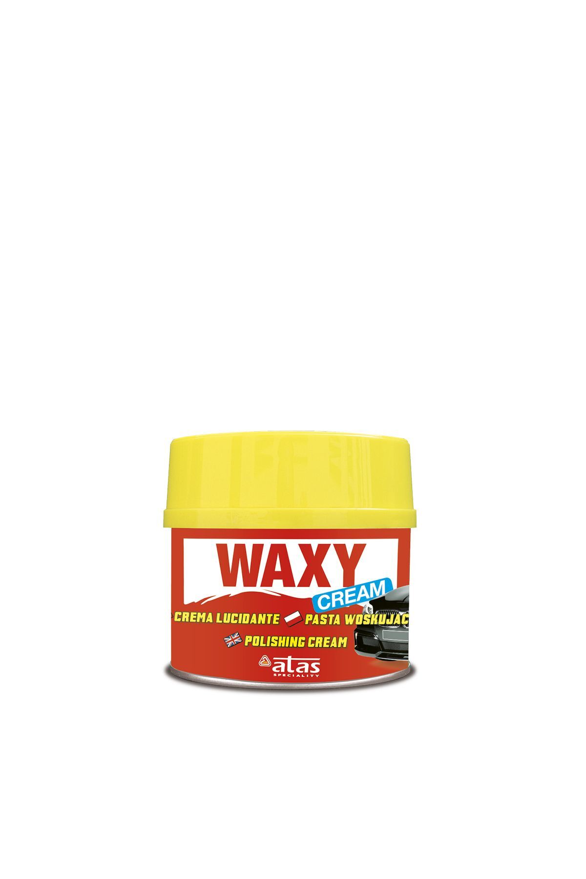 İtalyan ATAS Waxy Cream Cila 250ml Uygulama Süngerli Waxy Abrasiv Çizik ...