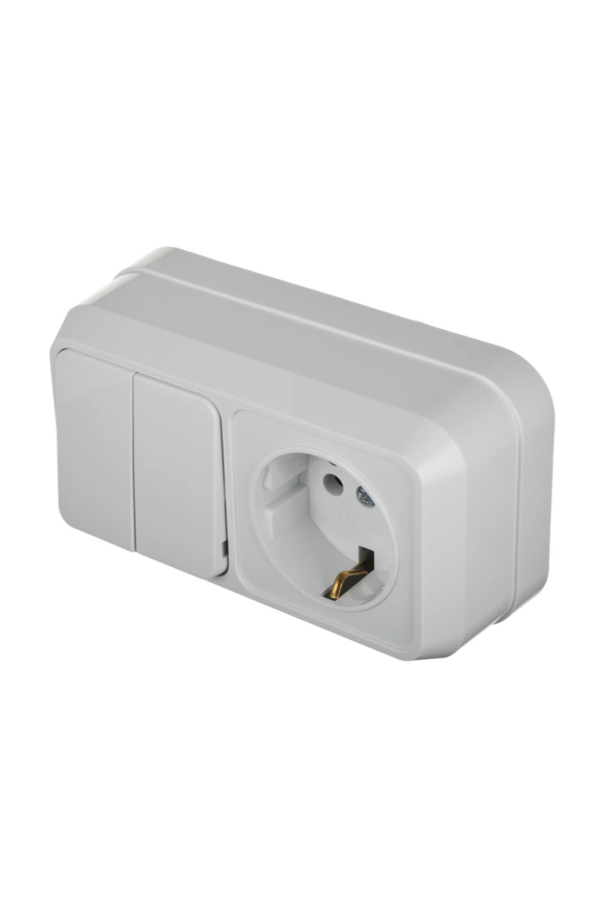 ERD TEKNOLOJİ MAKEL 451A2 SIVA ÜSTÜ İKİLİ ANAHTAR KOMÜTATÖR + TOPRAKLI PRİZ - Fiyatı, Yorumları