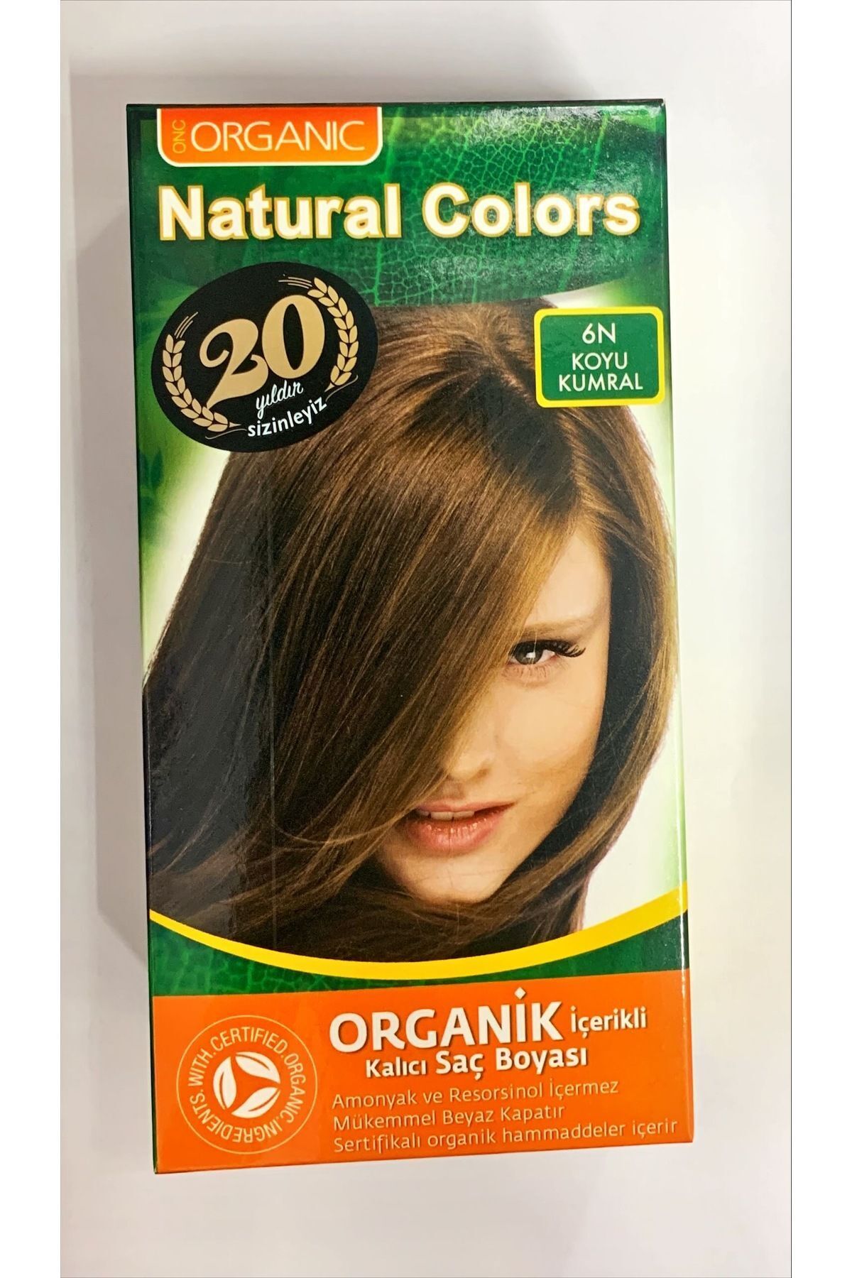 Organic Natural Colors Saç Boyası 6N Koyu Kumral - Organik Boya Fiyatı ...