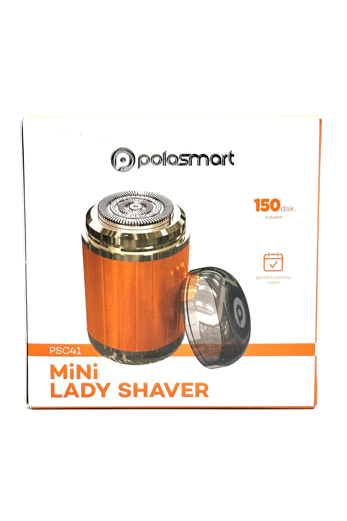 Polosmart Mini Lady Shaver Turuncu Tıraş Makinesi ...