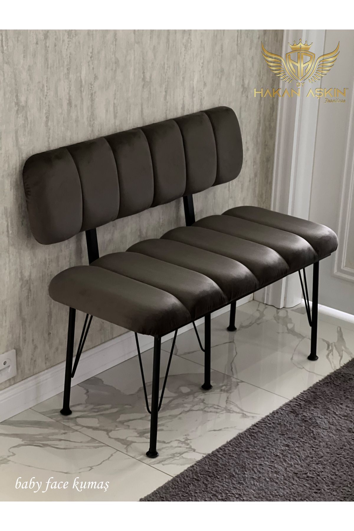 BY HAKAN AŞKIN Siyah Metal Ayaklı Metal Alt Kasalı Line Style New 2024 ...