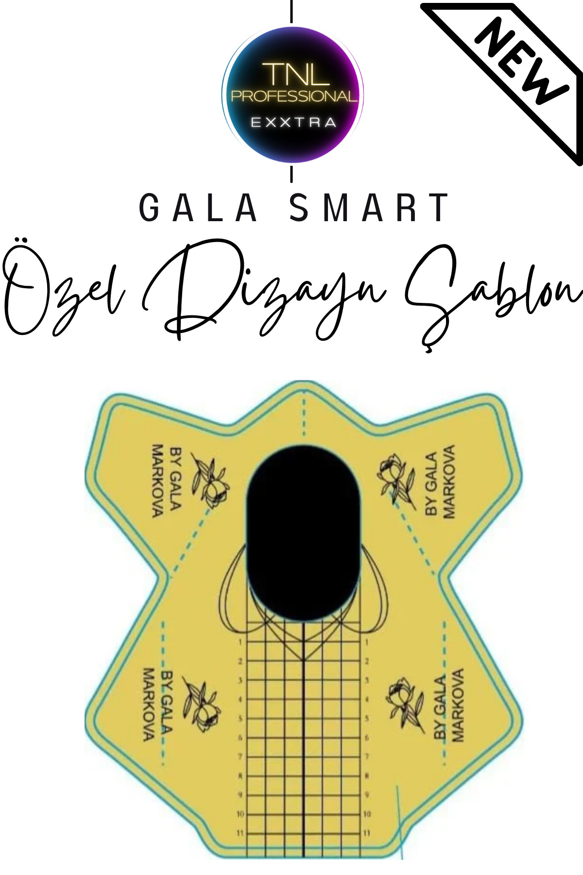 tnl professional Tnl Exxtra Gala Özel Dizayn Şablon 500'lü Protez Tırnak Uzatma - Fiyatı, Yorumları