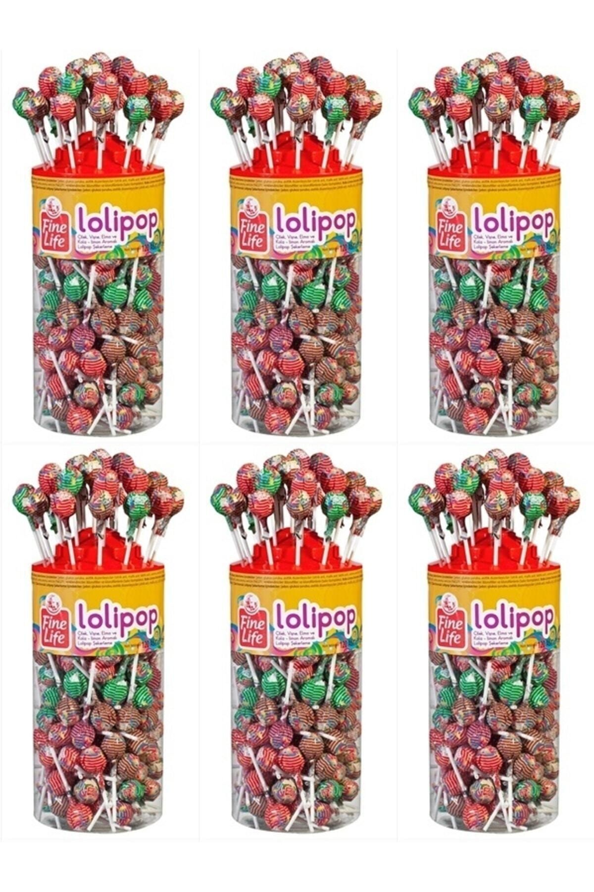 Fine Life Lolipop 120 Adet - 11 G X 6 Paket Toptangrss Fiyatı ...