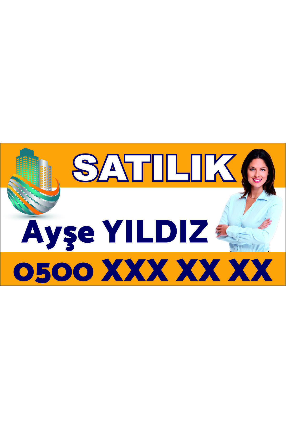 TND REKLAM EMLAKÇI AFİŞİ 100*200 cm - Fiyatı, Yorumları