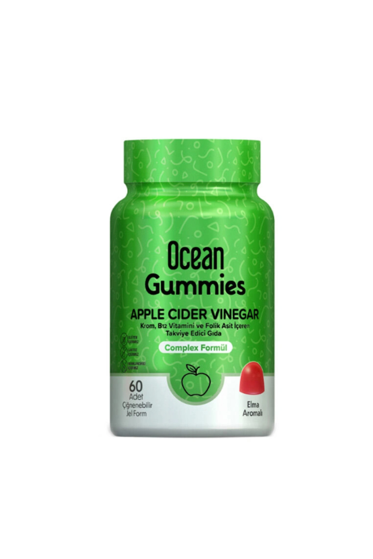 Ocean Orzax Ocean Gummies Apple Cider Vinegar Takviye Edici Gıda 60 ...