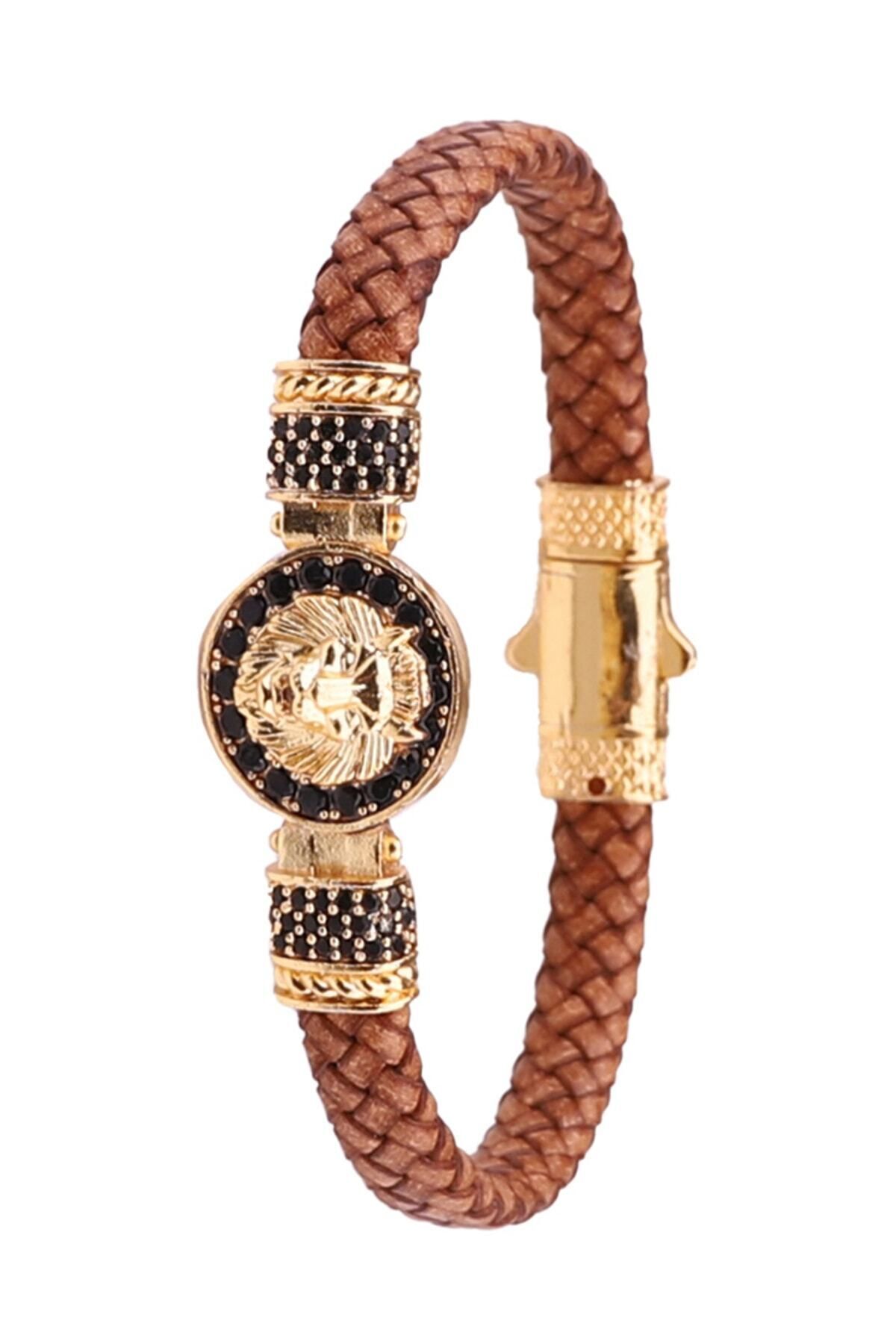 cheetah quality ASLAN FİGÜR HAKİKİ DERİ ERKEK BİLEKLİK Fiyatı ...