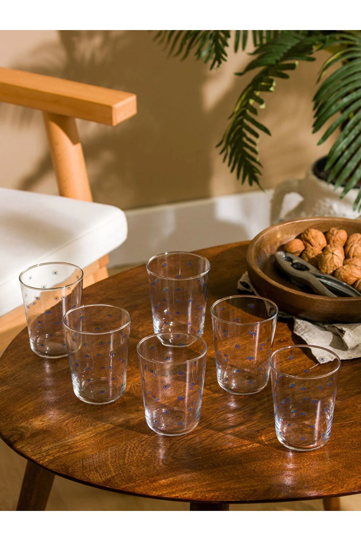 LC Waikiki Lcw Home 6'lı Göz Baskılı Cam Bardak Seti 250 ml Fiyatı ...