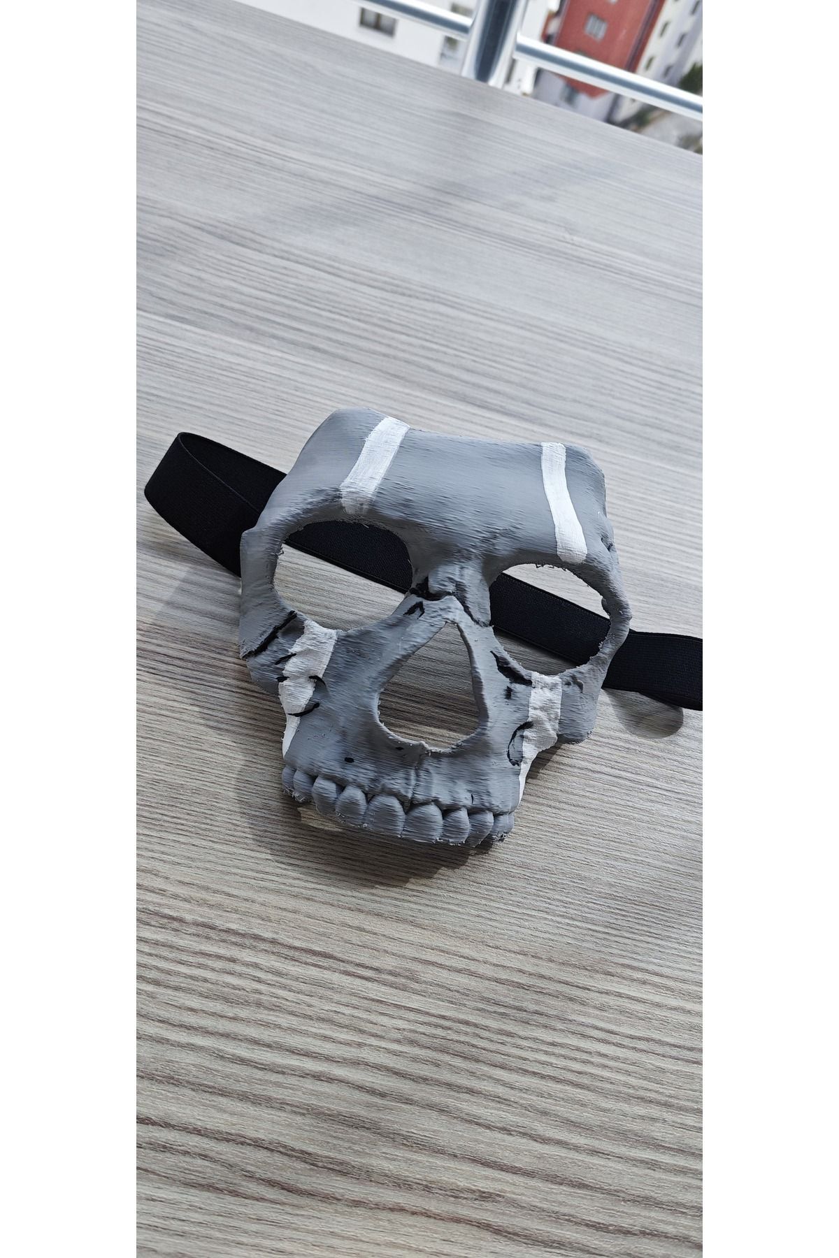 ALÇİN DİZAYN Call Of Duty Modern Warfare Ghost Maskesi Çizgili ...