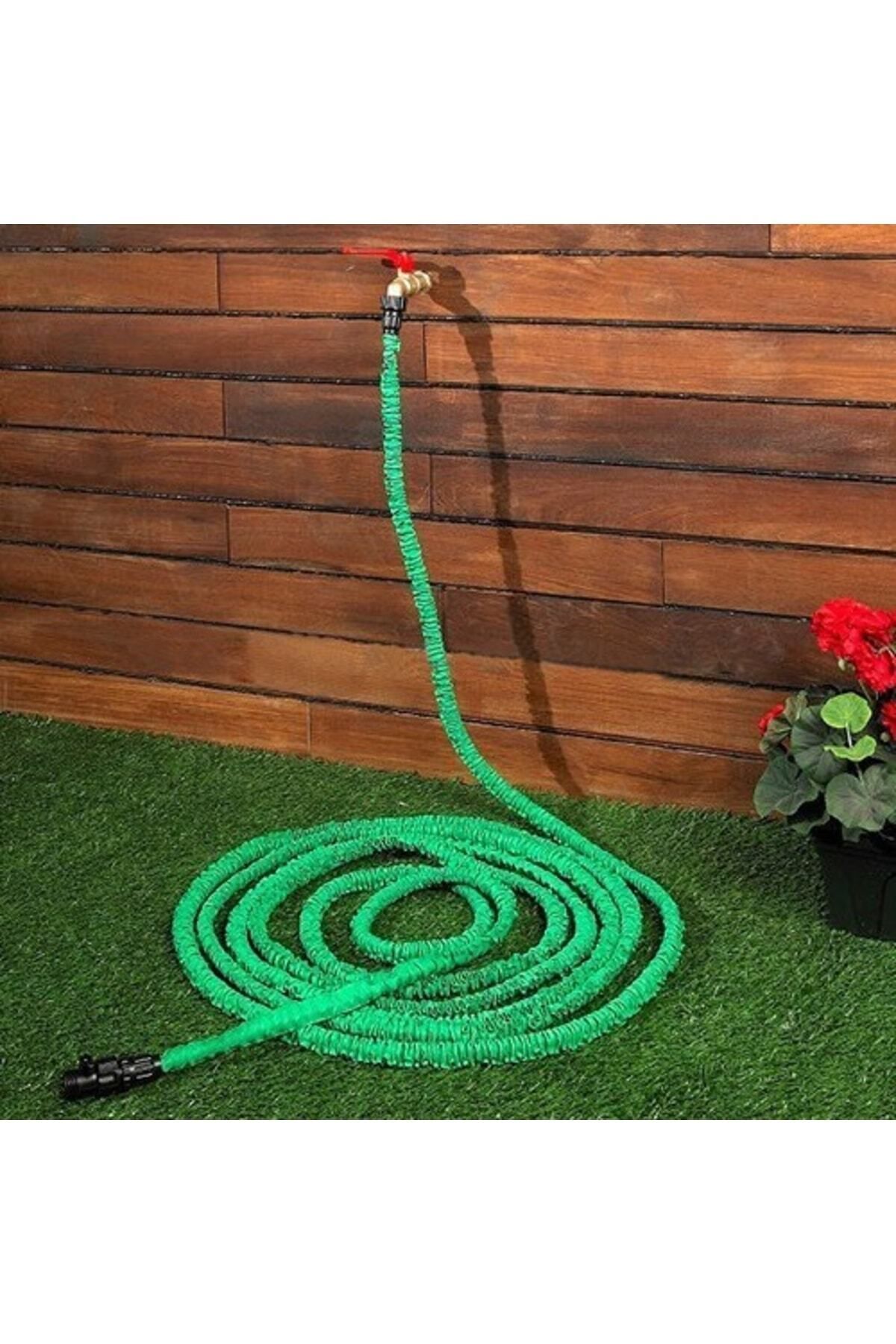 Golden Hose 15 metre Uzayan Bahçe Sulama Araç Yıkama Hortumu 7 Kademeli ...