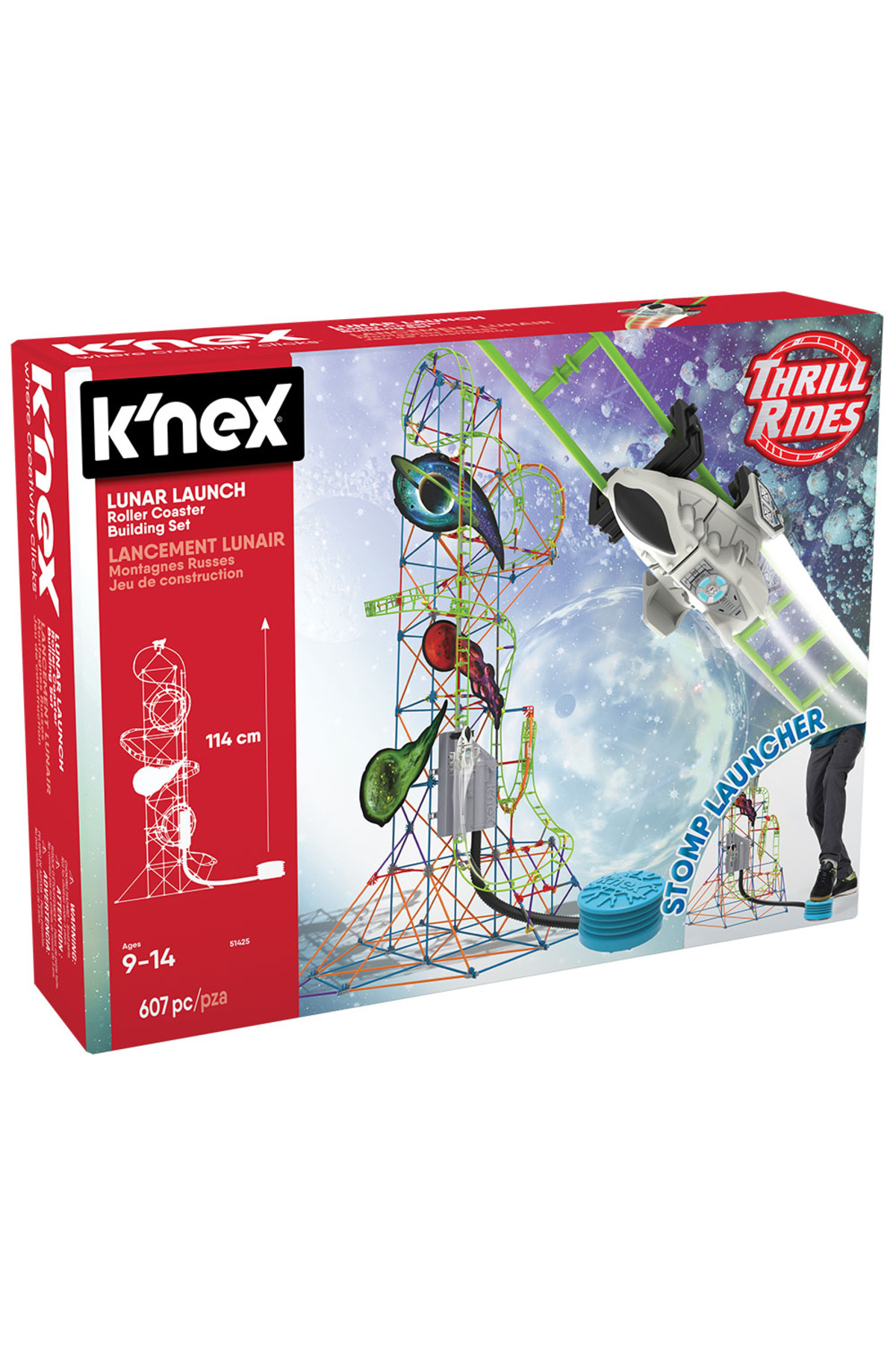 Knex Lunar Launch Roller Coaster Set 51425 (Motorlu) Fiyatı, Yorumları ...