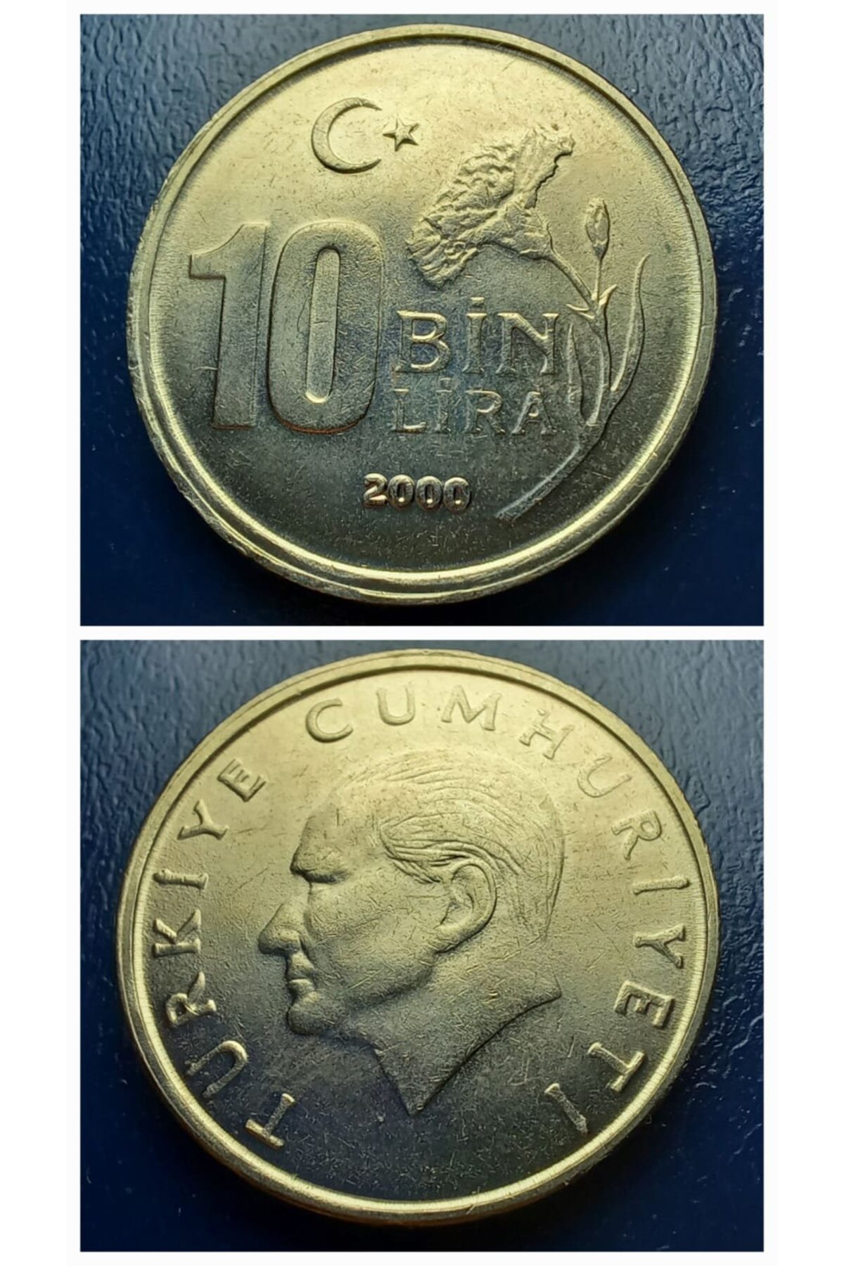 escoines koleksiyon 10.000 Lira (2000) ÇİL Eski Madeni Para ...